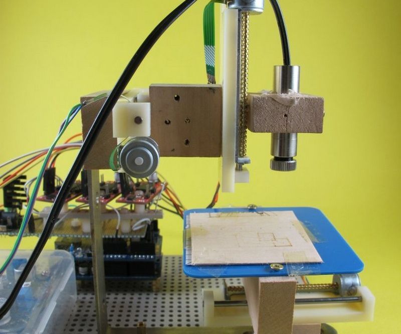 Arduino 3-axis Mini Lazer Paper-Cutter (plotter) : 5 Steps (with ...