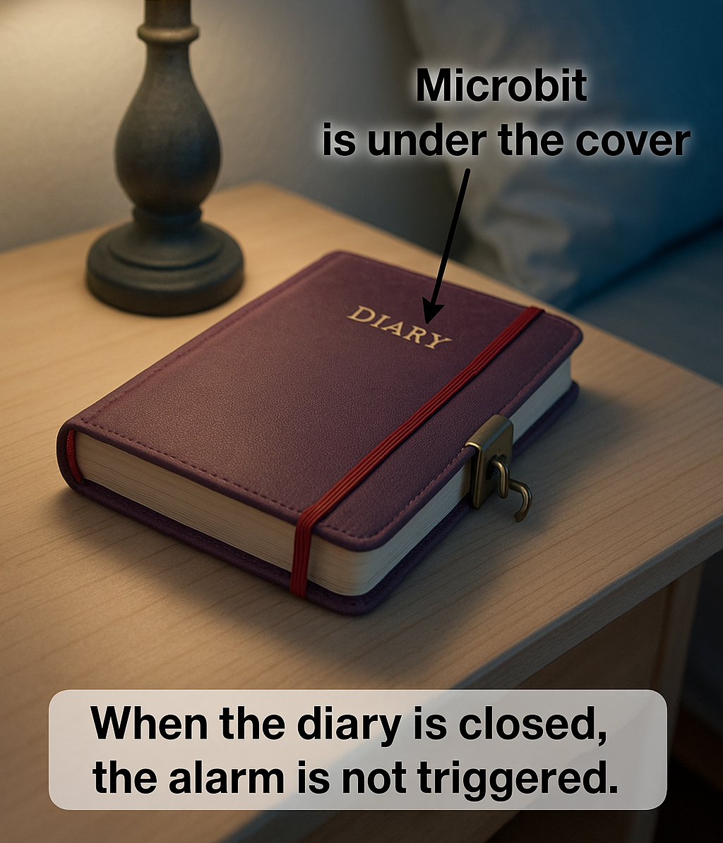 Diary Alarm Project (AB3unit2project: Making With Microbits) : 8 Steps - Instructables