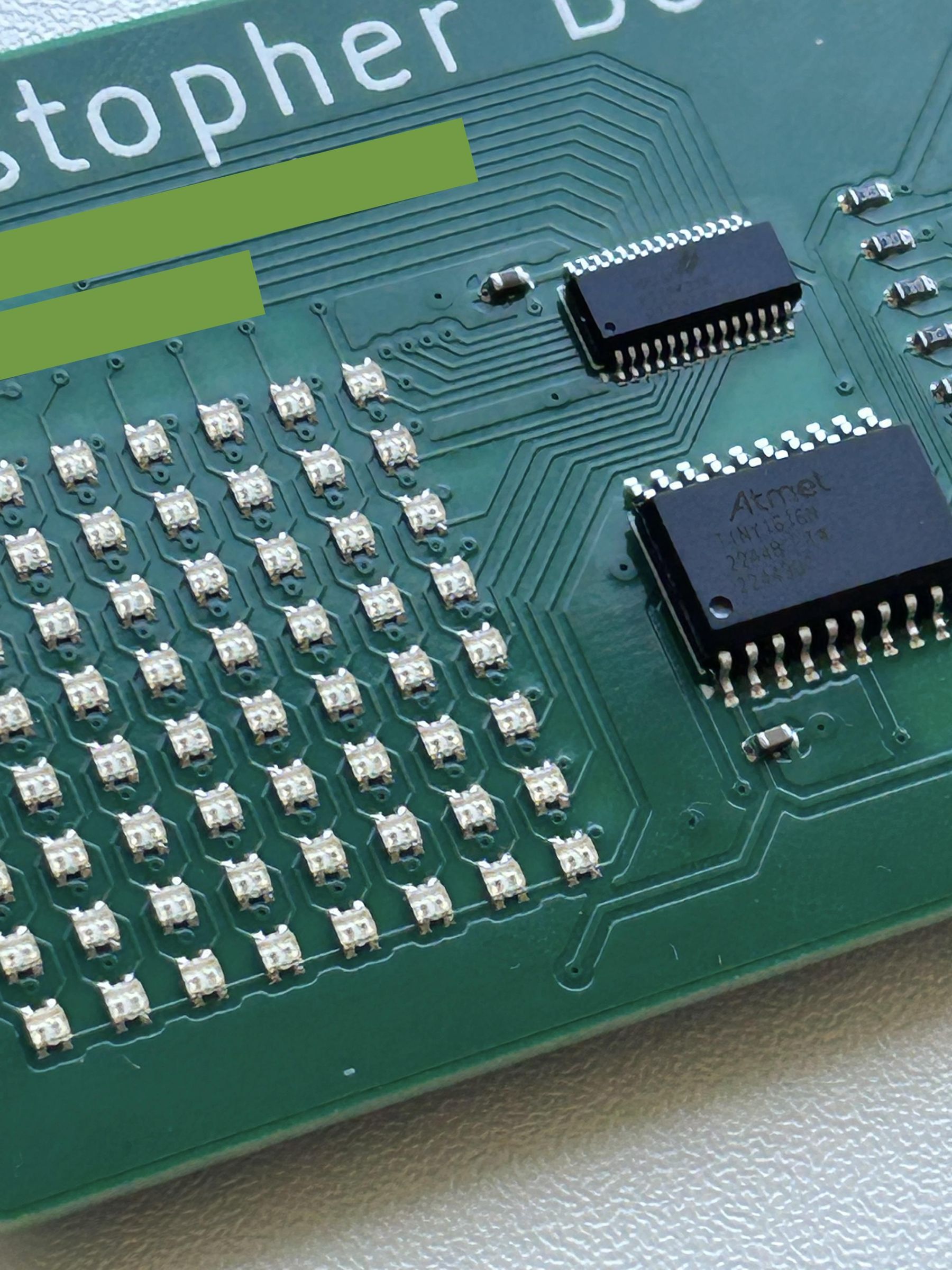 LED MATTiny-rix Business Card With the HT16K33A : 5 Steps - Instructables