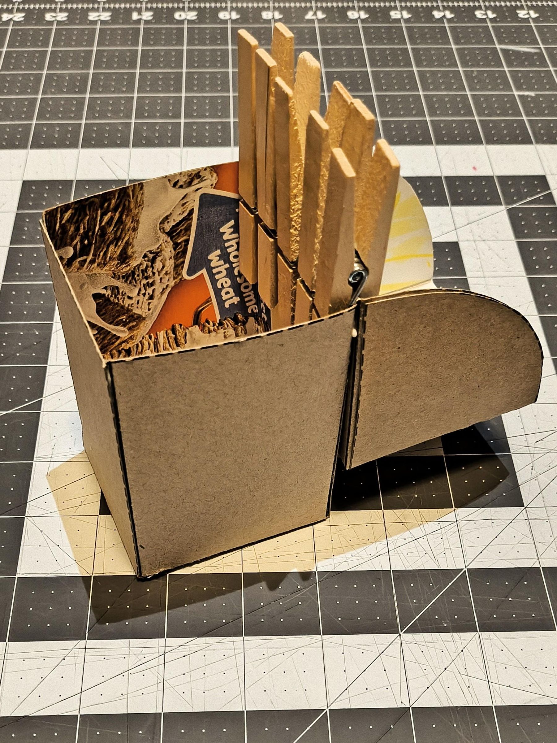 Deck Box From Cereal Box Cardboard for Trading Game Cards Including MTG ...