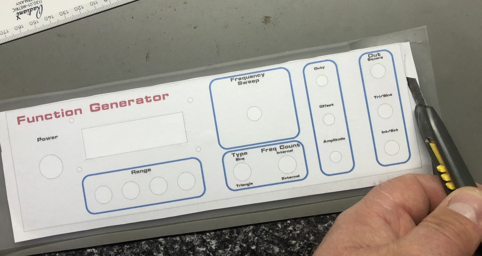 Make Professional Looking Front Panels for Your Next DIY Project : 7 ...