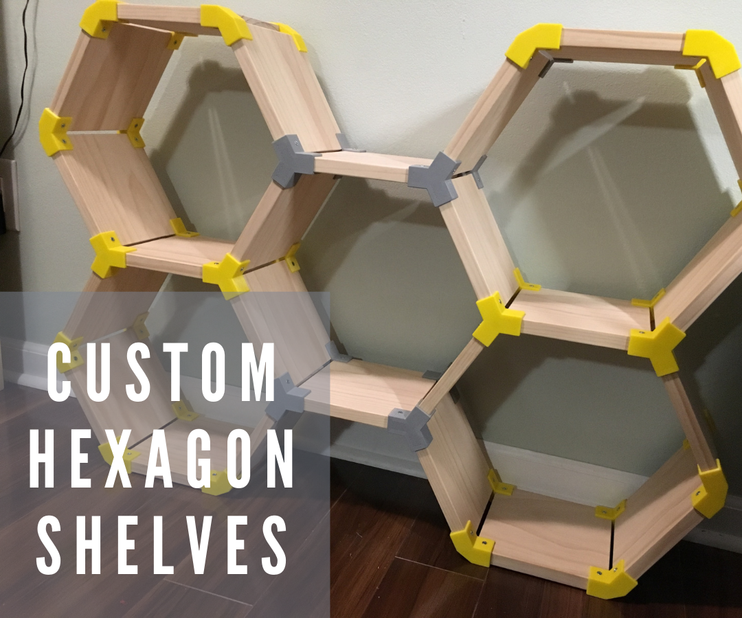 Custom Hexagon Shelves Using 3D Printing : 6 Steps (with Pictures ...