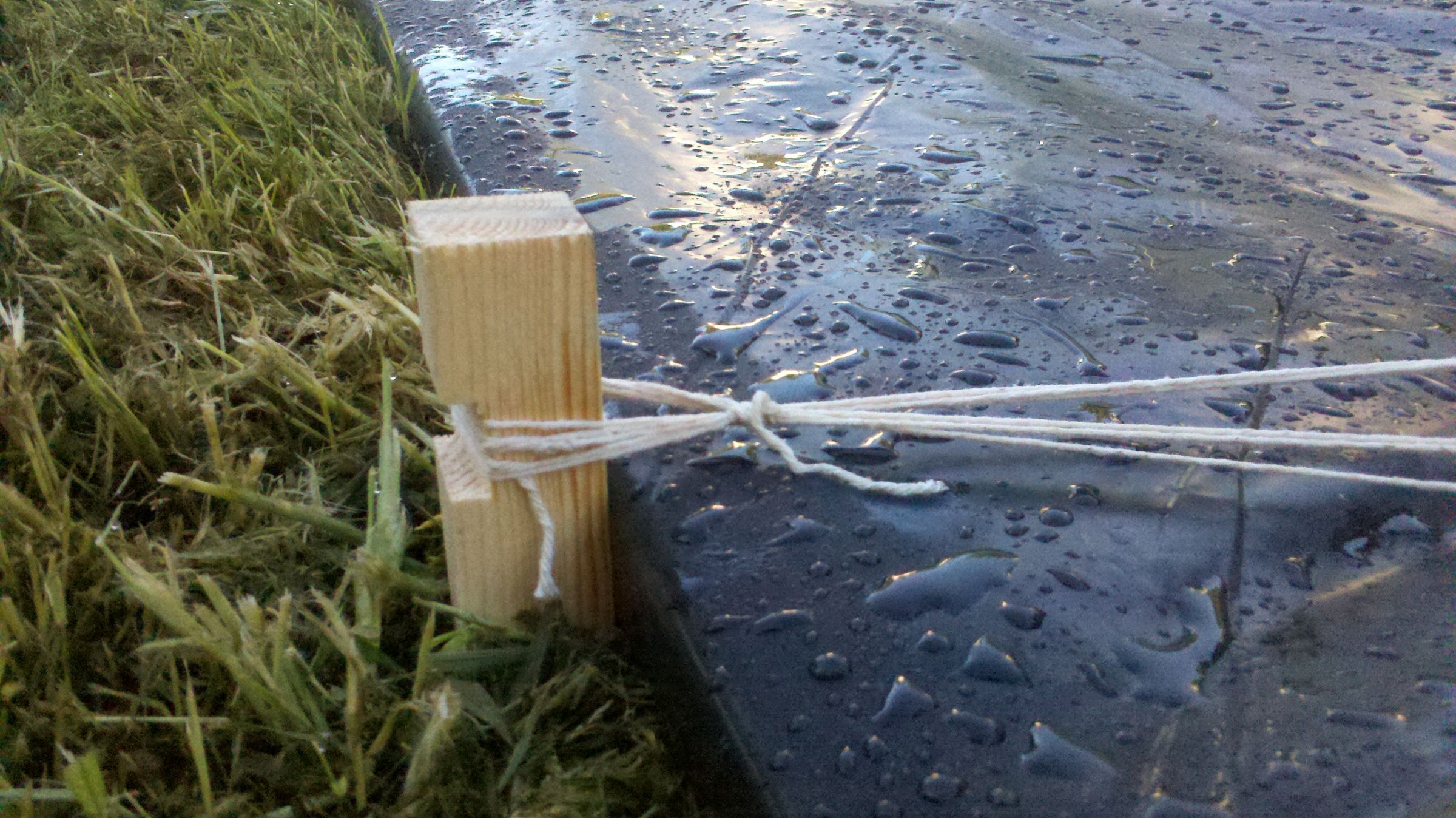 Tarp Frame for End-of-Season Cleanup - Instructables