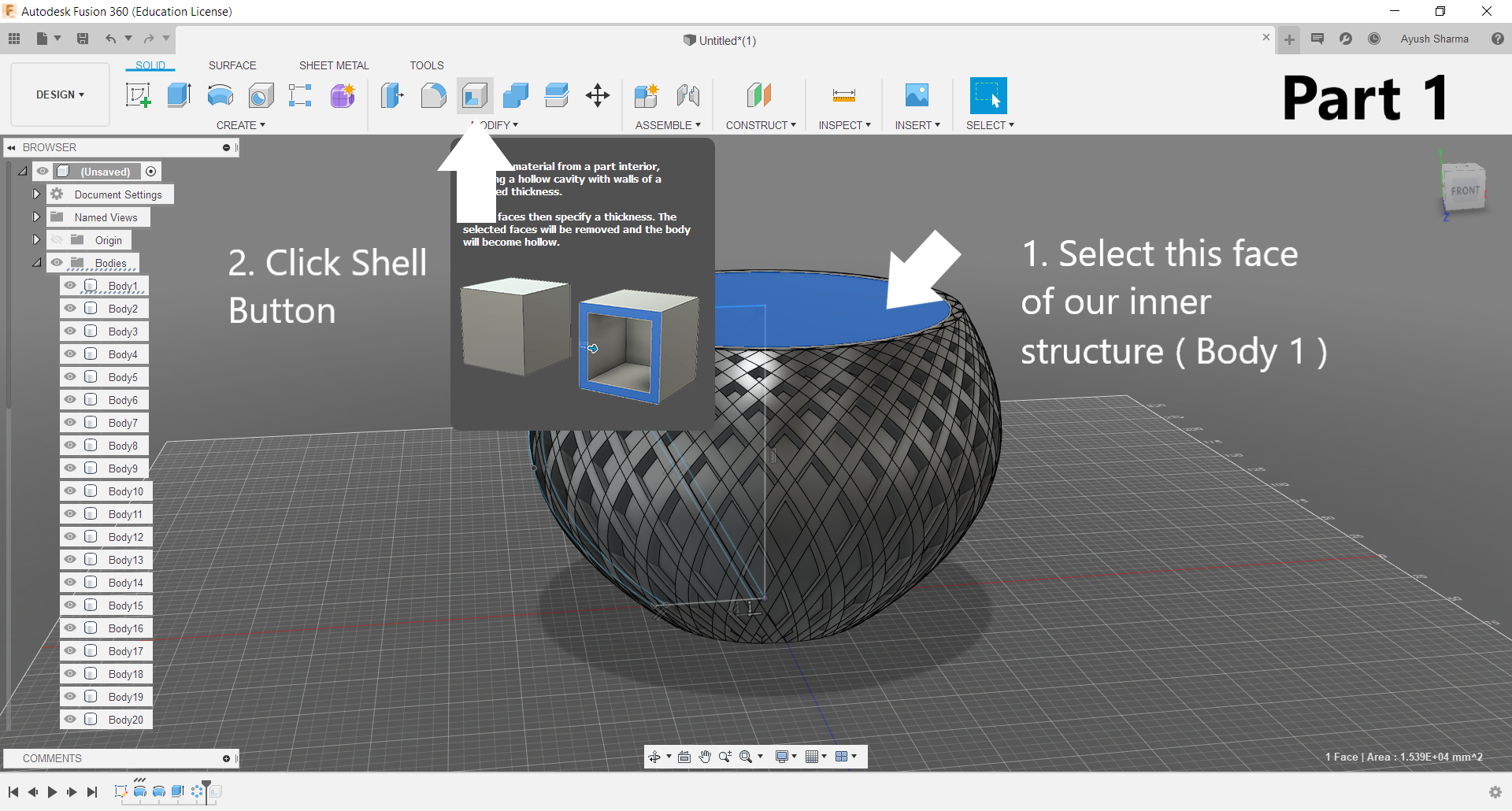 DIY ᐈ 3D Printed Indoor Planters in Just 10 Steps! [ Fusion 360 ] : 12 Steps (with Pictures ...