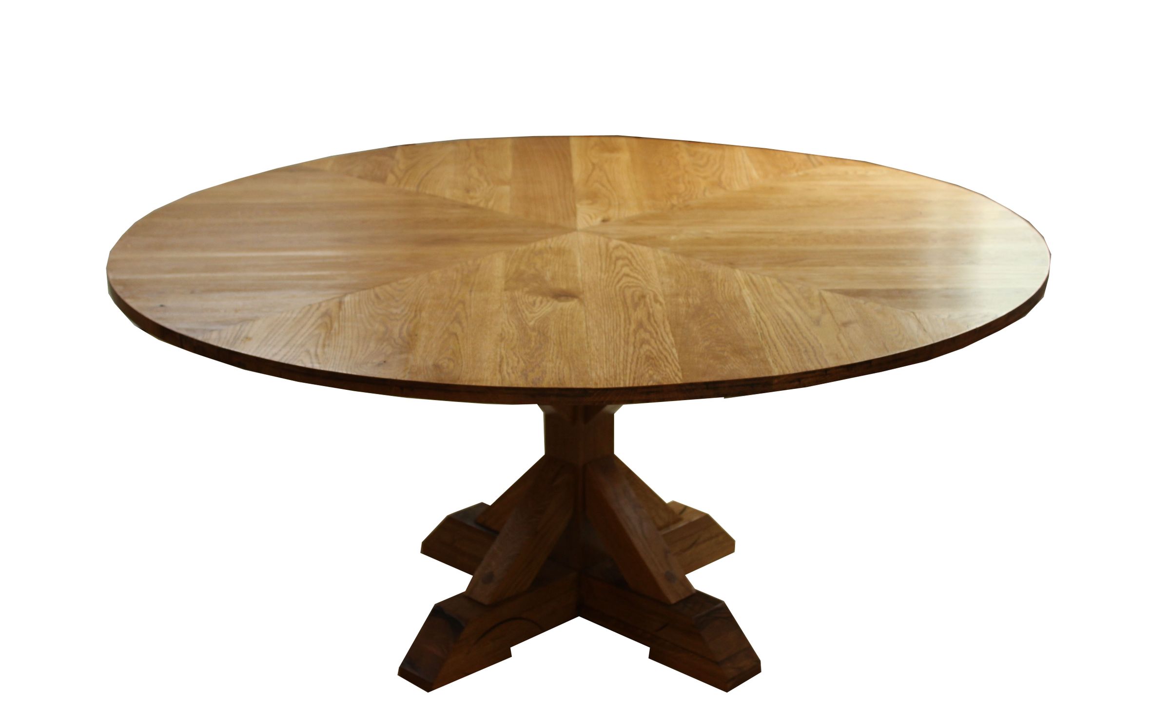 Traditional Round Farmhouse Table : 5 Steps (with Pictures) - Instructables