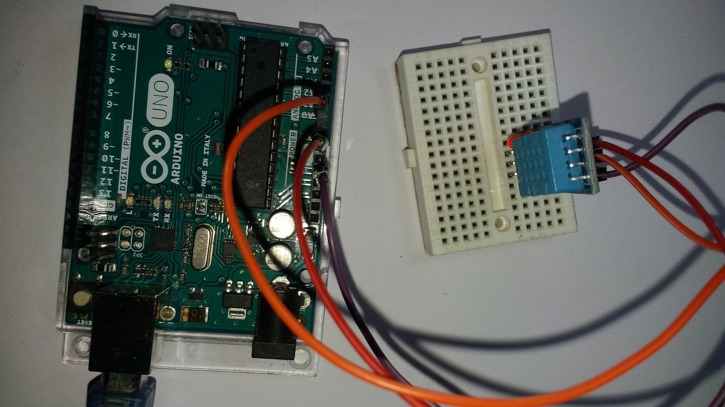 Temperature and Humidity Sensor(dht11) Interface With Arduino : 4 Steps ...