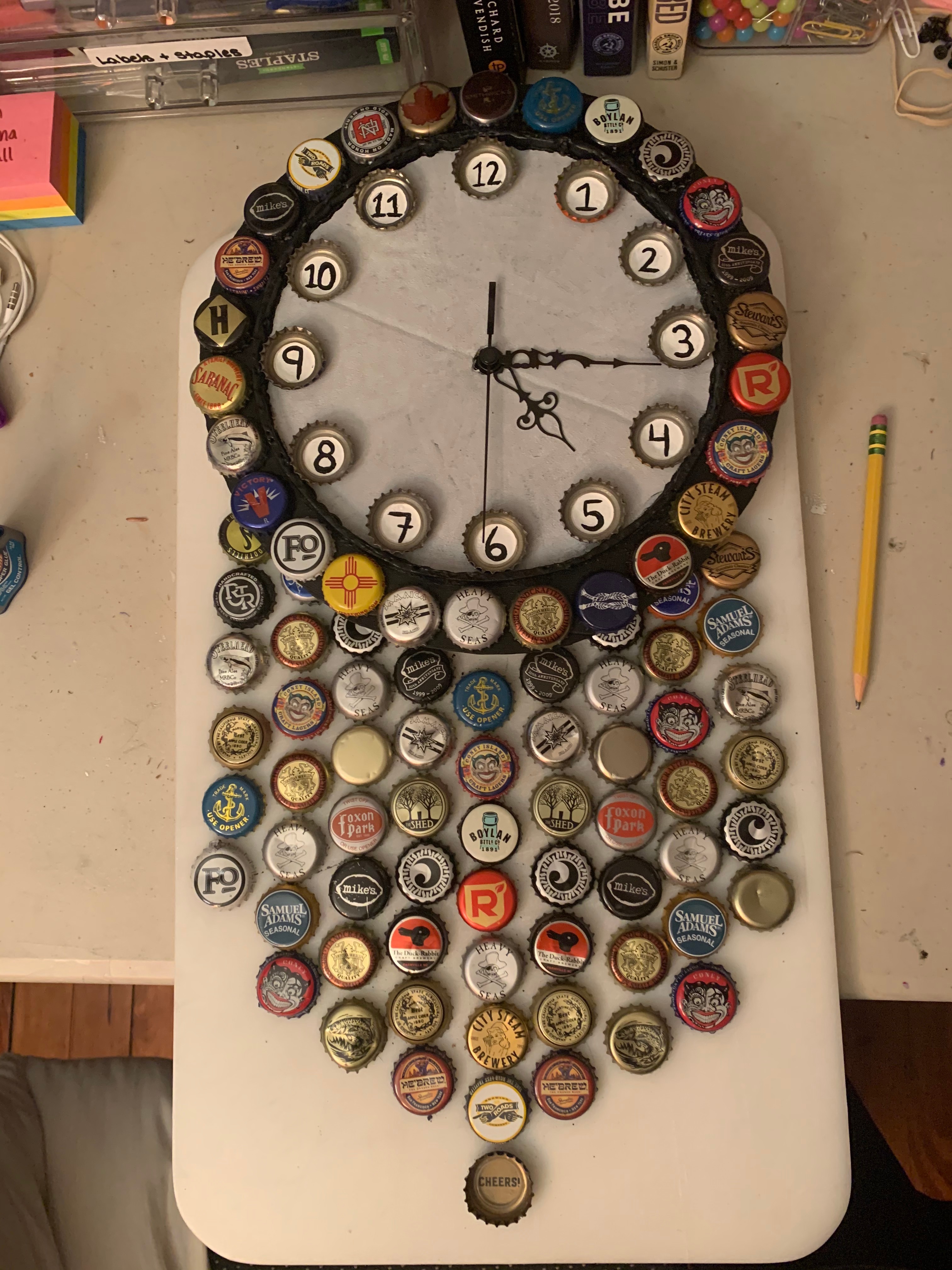 Bottle Cap Clock : 9 Steps (with Pictures) - Instructables
