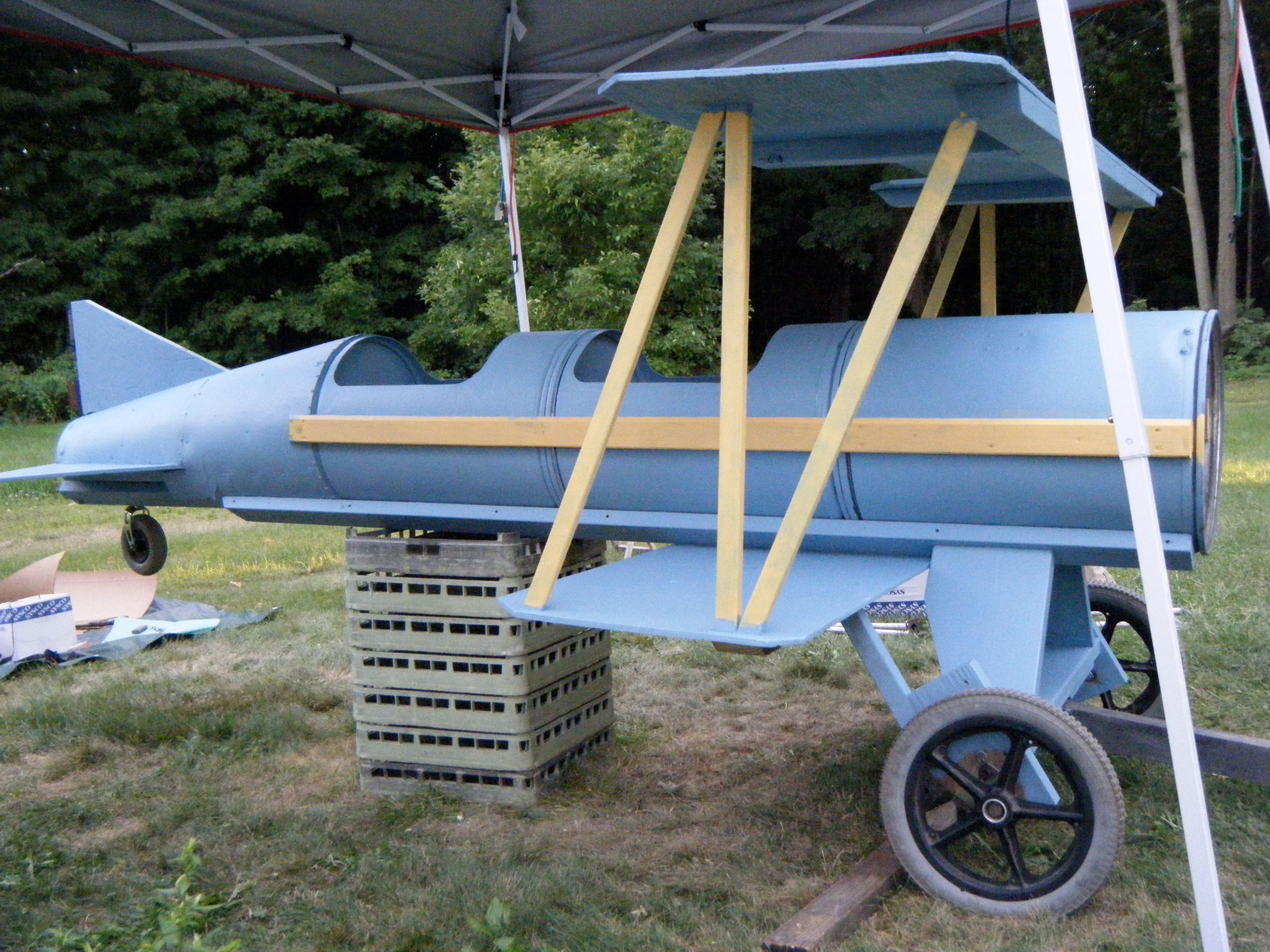 Cardboard Barrel Biplane. the Flyin' Lion : 23 Steps (with Pictures ...