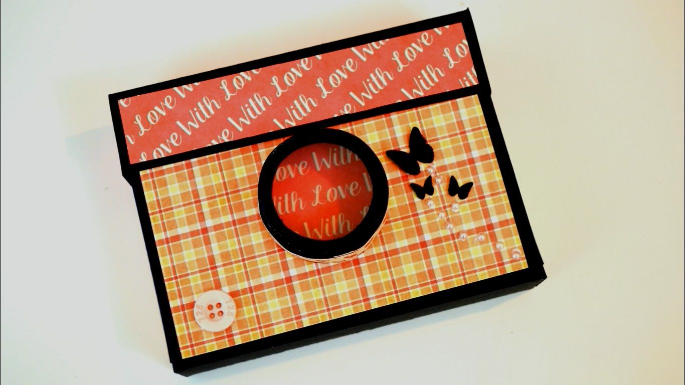 How to Make a Scrapbook Album in a Camera Box | DIY Photo Album | Gift ...