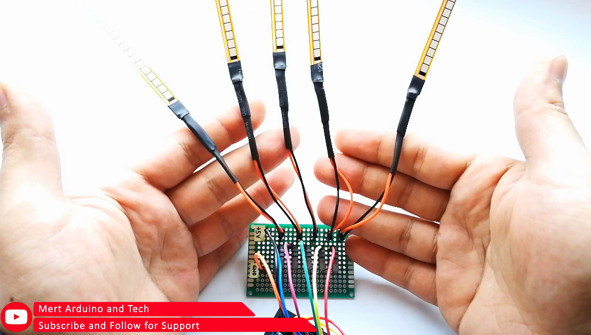 Robotic Hand With Wireless Glove Controlled | NRF24L01+ | Arduino : 7 ...