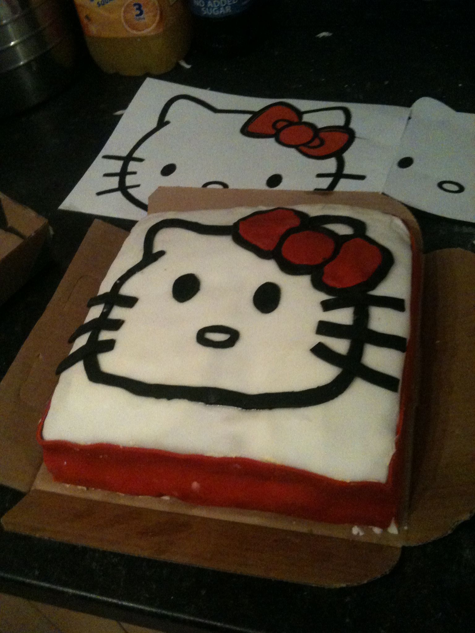 Hello Kitty Cake - Instructables