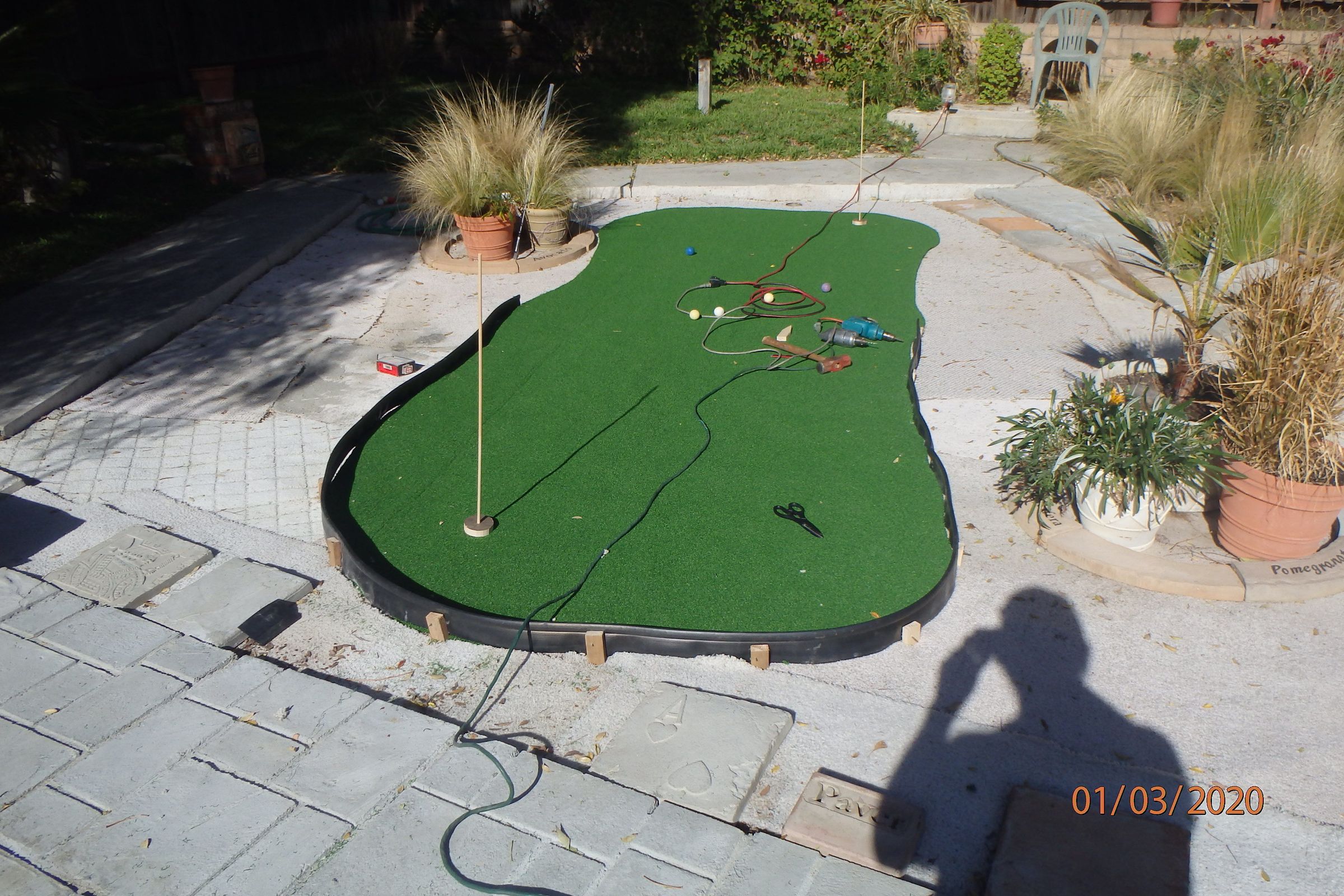 Convert Swimming Pool to Putting Green : 12 Steps (with Pictures ...