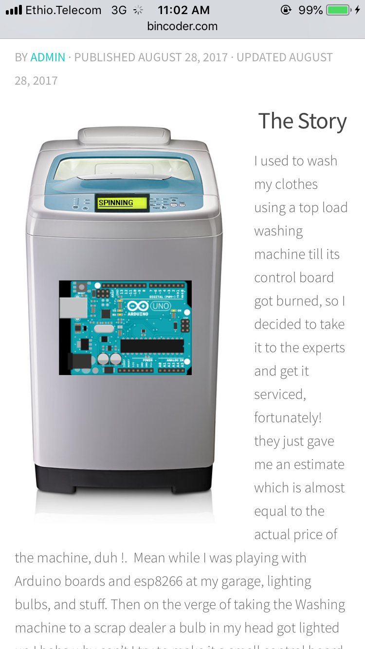 Automation of Washing Machine Using Arduino : 9 Steps (with Pictures ...