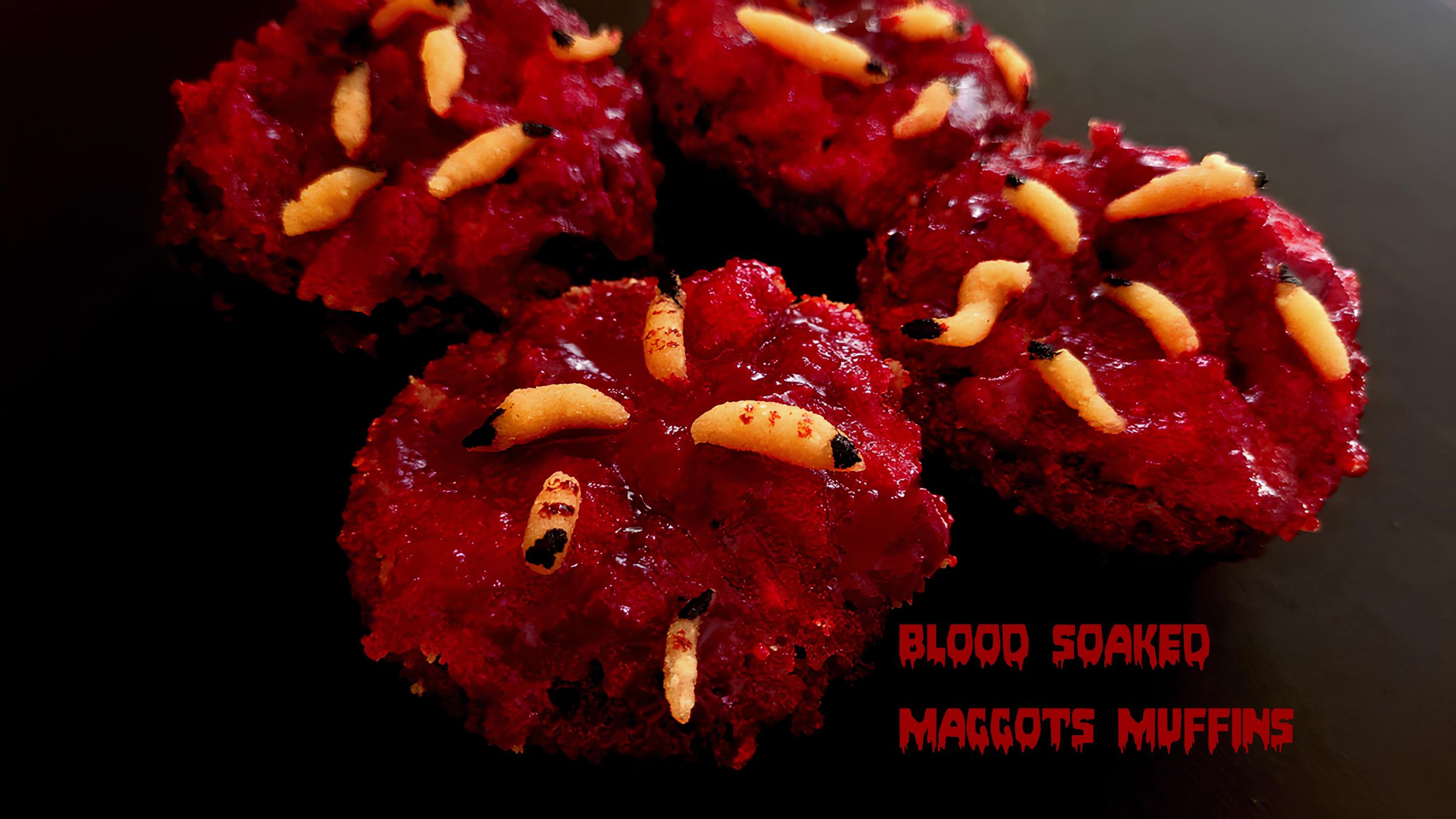 Blood Soaked Maggots Muffins : 10 Steps (with Pictures) - Instructables