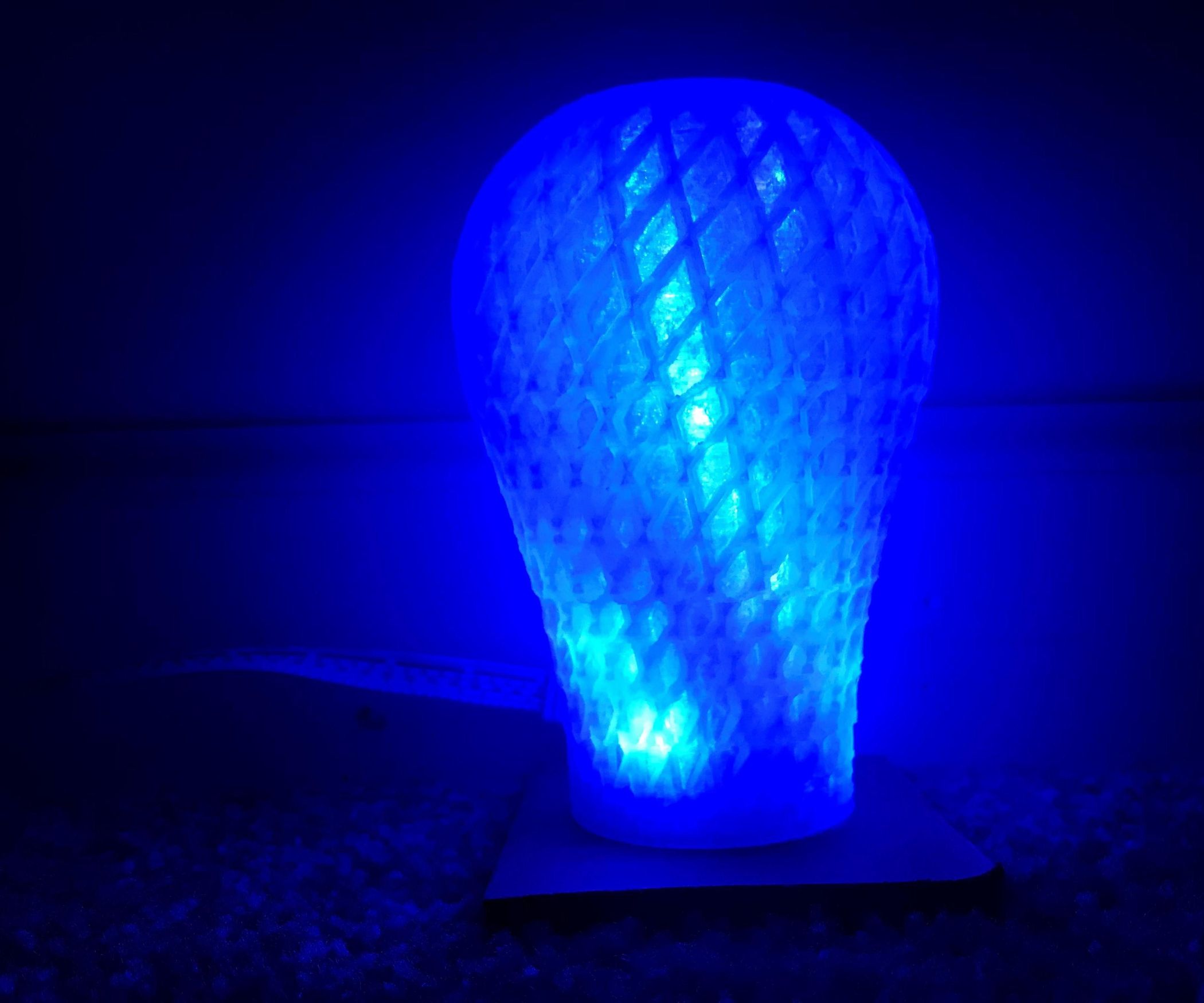 Fully 3-D Printed Smartphone Controlled Mood Lamp : 4 Steps - Instructables