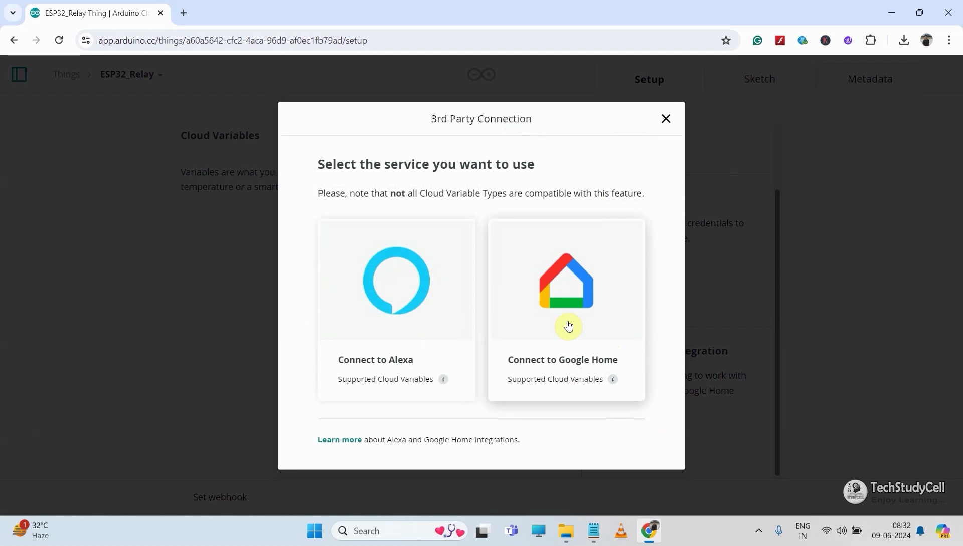 ESP32 Home Automation Using Arduino IoT Cloud Google Assistant : 16 ...