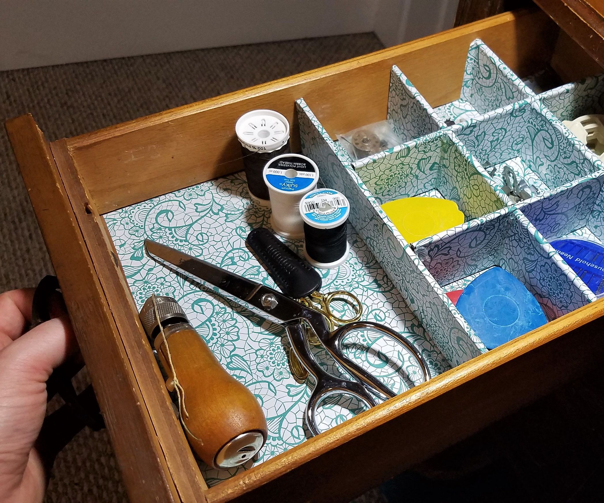 Retrofit Sewing Table Organizer : 7 Steps - Instructables
