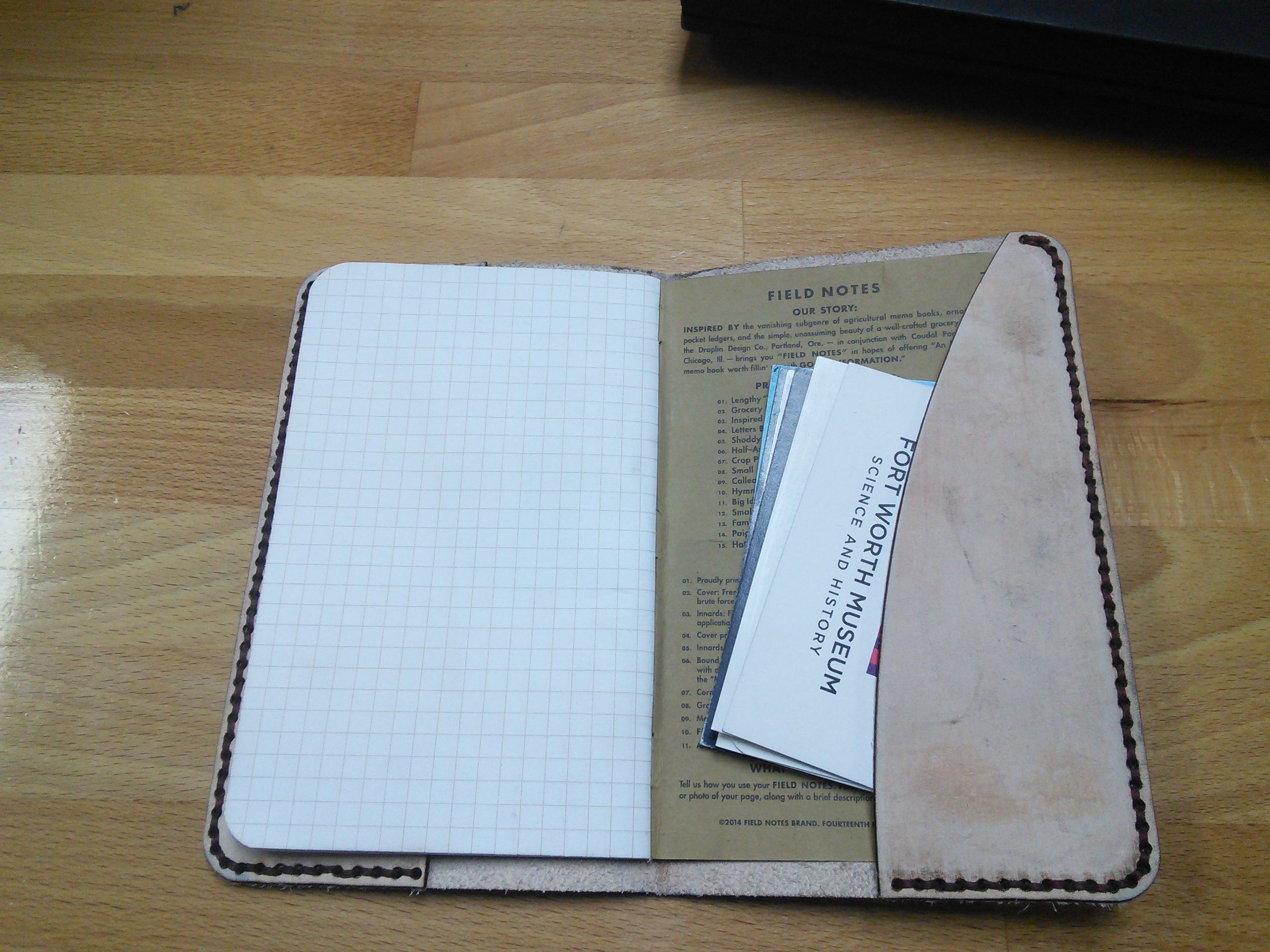 Simple Leather Case for Field Notes : 4 Steps - Instructables