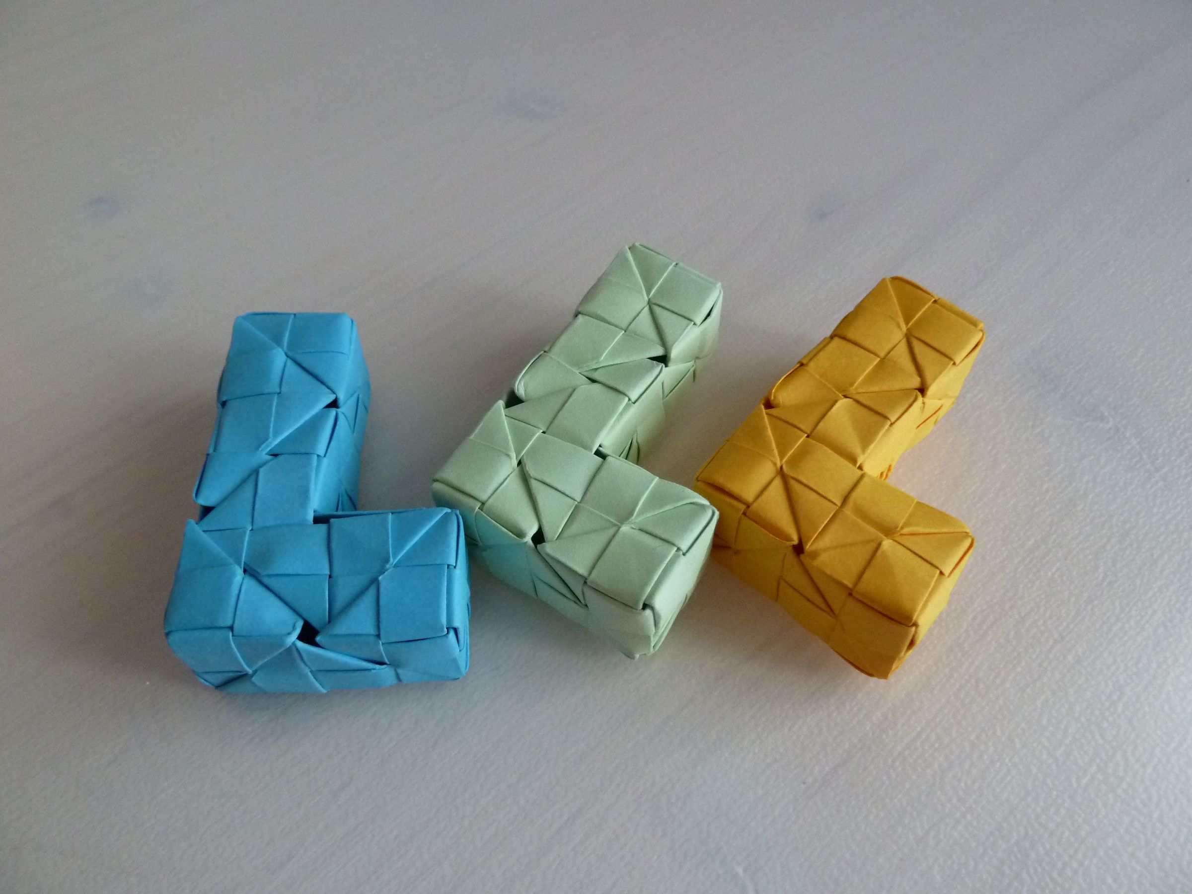 Origami Tetris Cube : 12 Steps (with Pictures) - Instructables