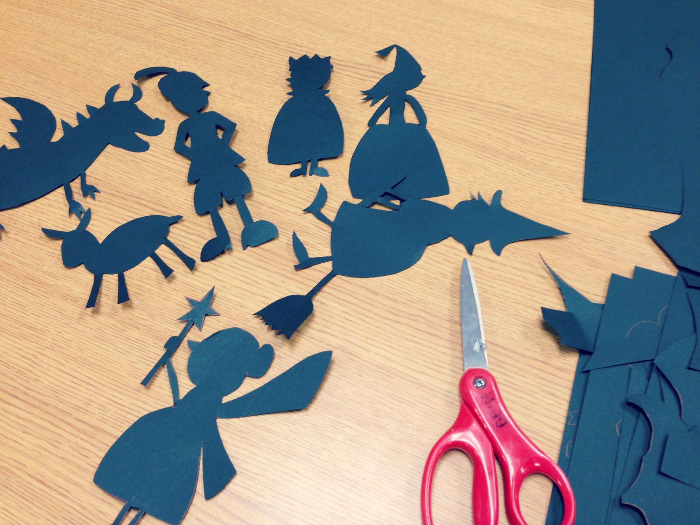Printable Shadow Puppets