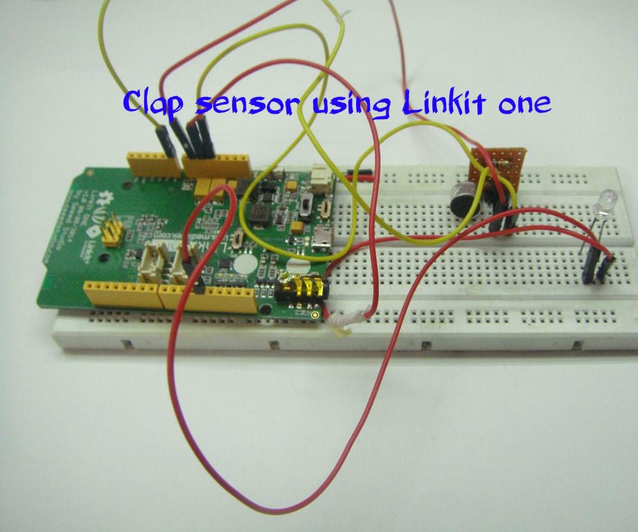 Clap Switch Using Linkit One : 7 Steps - Instructables