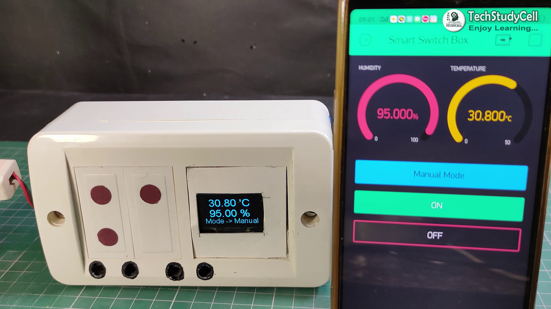Home Automation With NodeMCU Touch Sensor LDR Temperature Control Relay ...