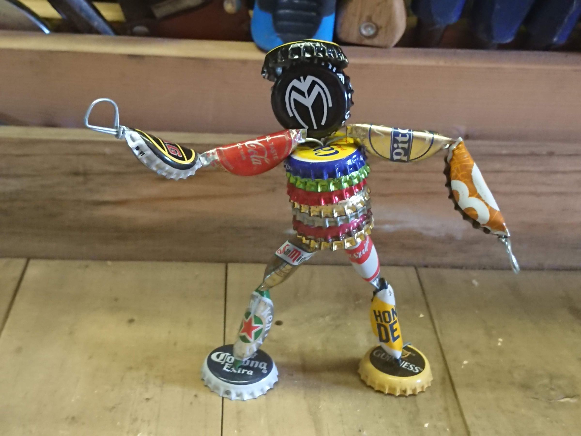 Bottle Cap Figure : 6 Steps - Instructables