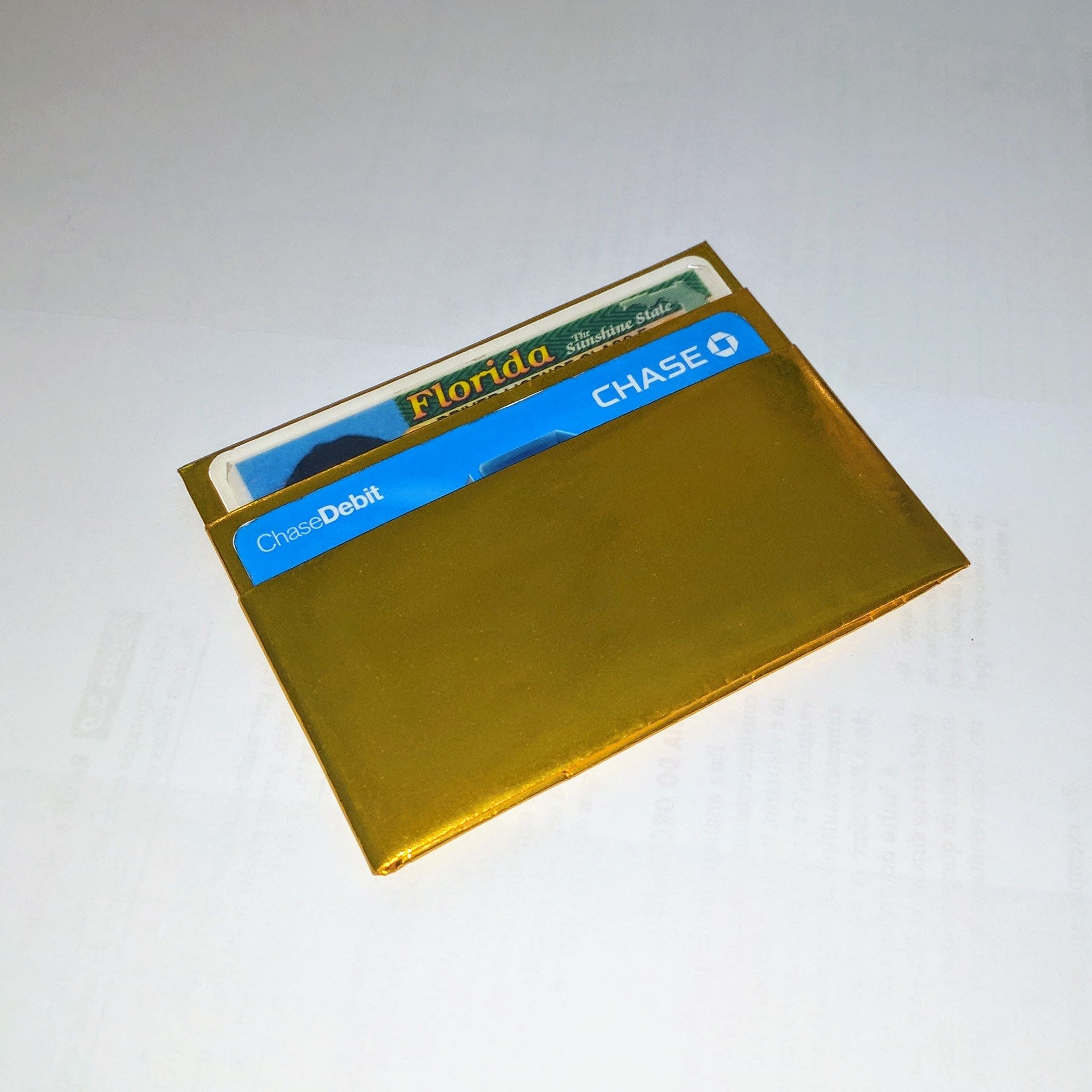 Minimalist Plastic Paper Wallet and Card Holder : 9 Steps (with ...