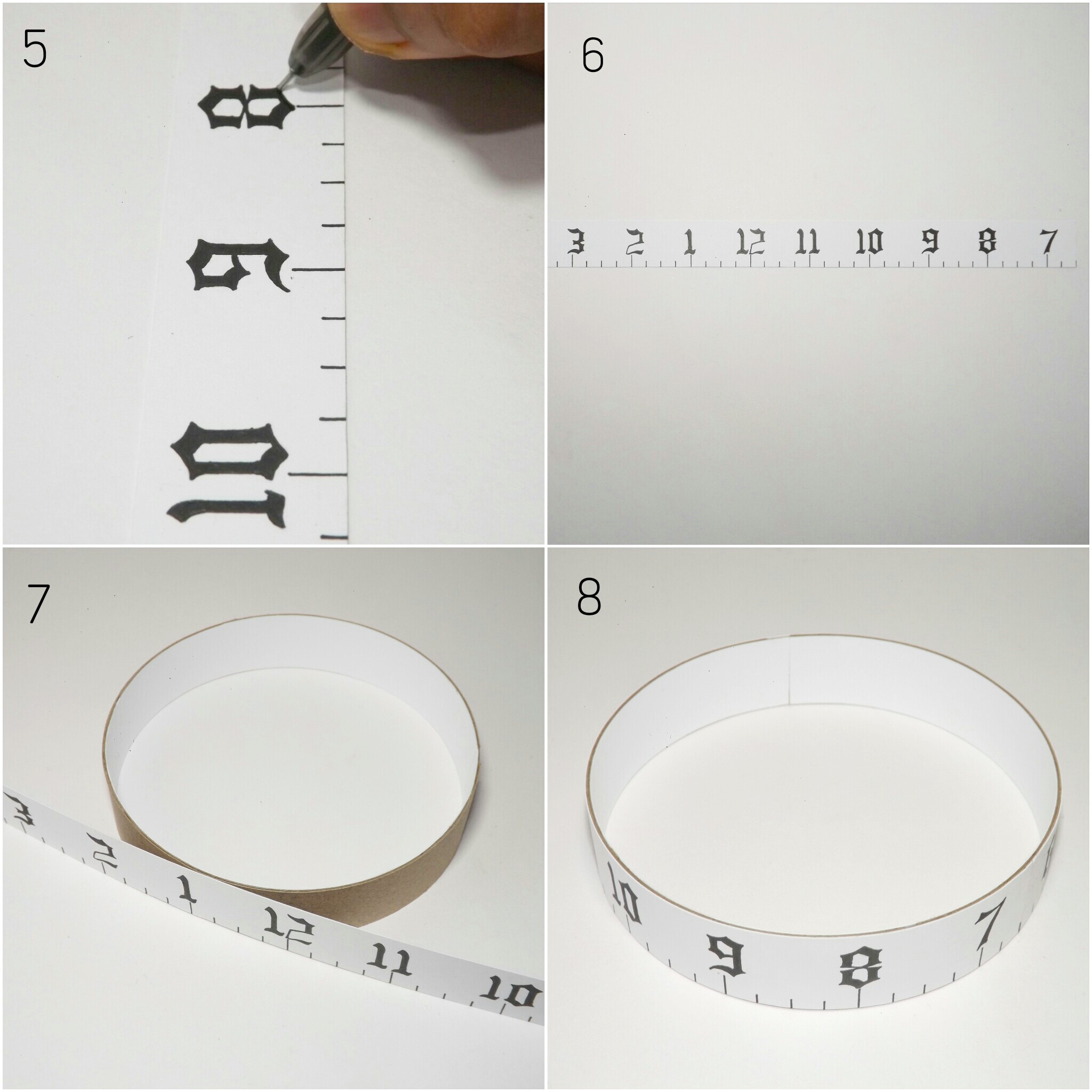 Cardboard Paper Ring Clock : 10 Steps (with Pictures) - Instructables