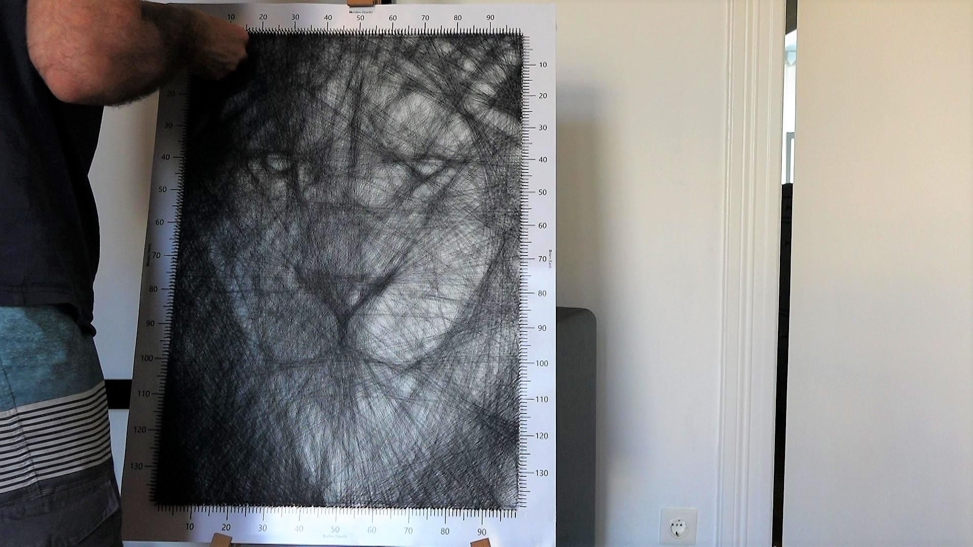 DIY String Art - the Lion : 4 Steps (with Pictures) - Instructables