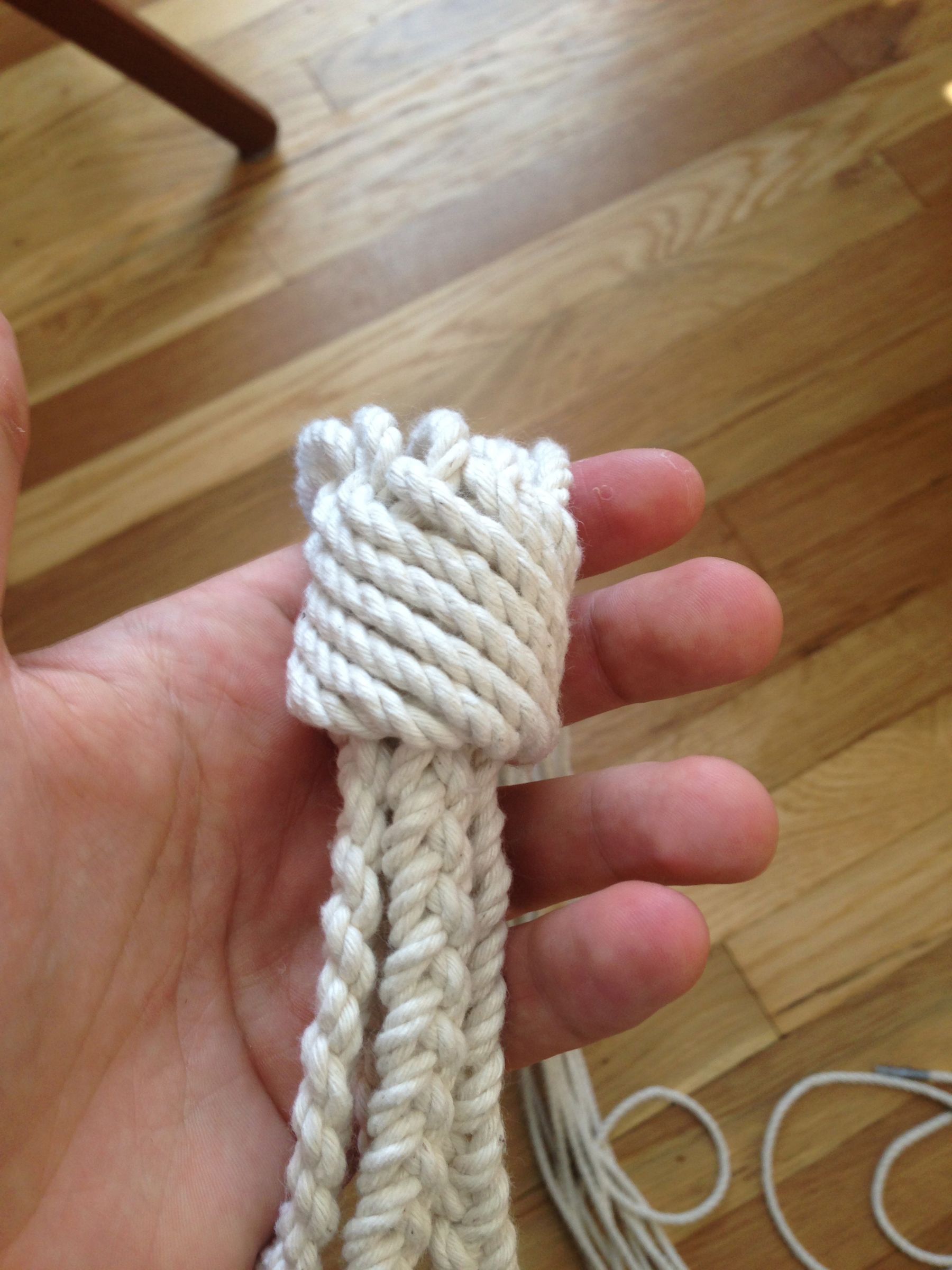 How to Make a Plant Hanger Out of Rope : 10 Steps (with Pictures ...
