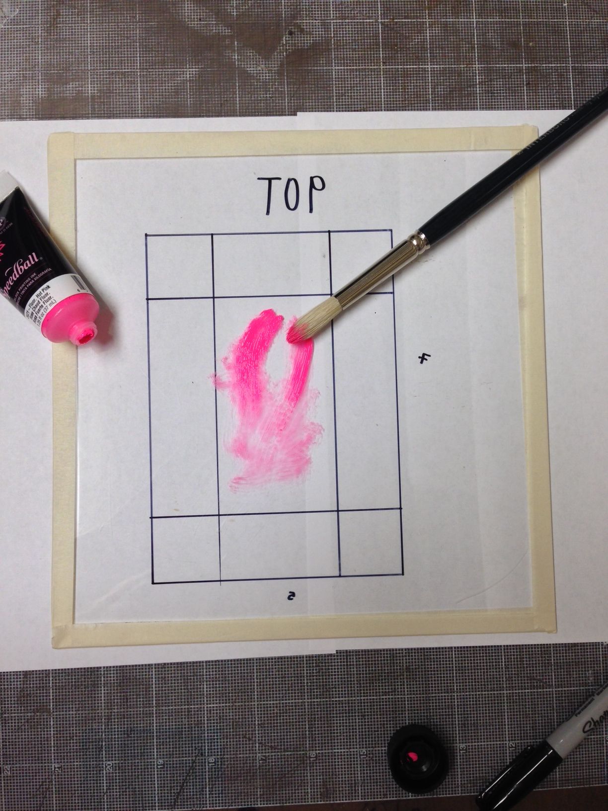 How to Create a Monoprint Using Oil Based Printmaking Ink : 9 Steps ...