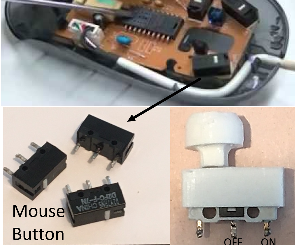 Making a 3-way Switch Button From a Refurbished Computer Mouse. : 4 Steps - Instructables