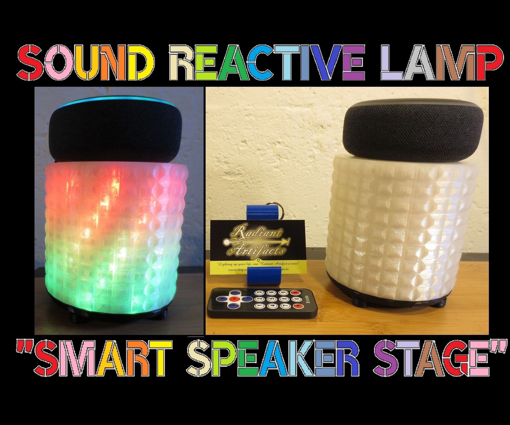 'Smart Speaker Stage' Sound Reactive Party Lamp : 4 Steps - Instructables