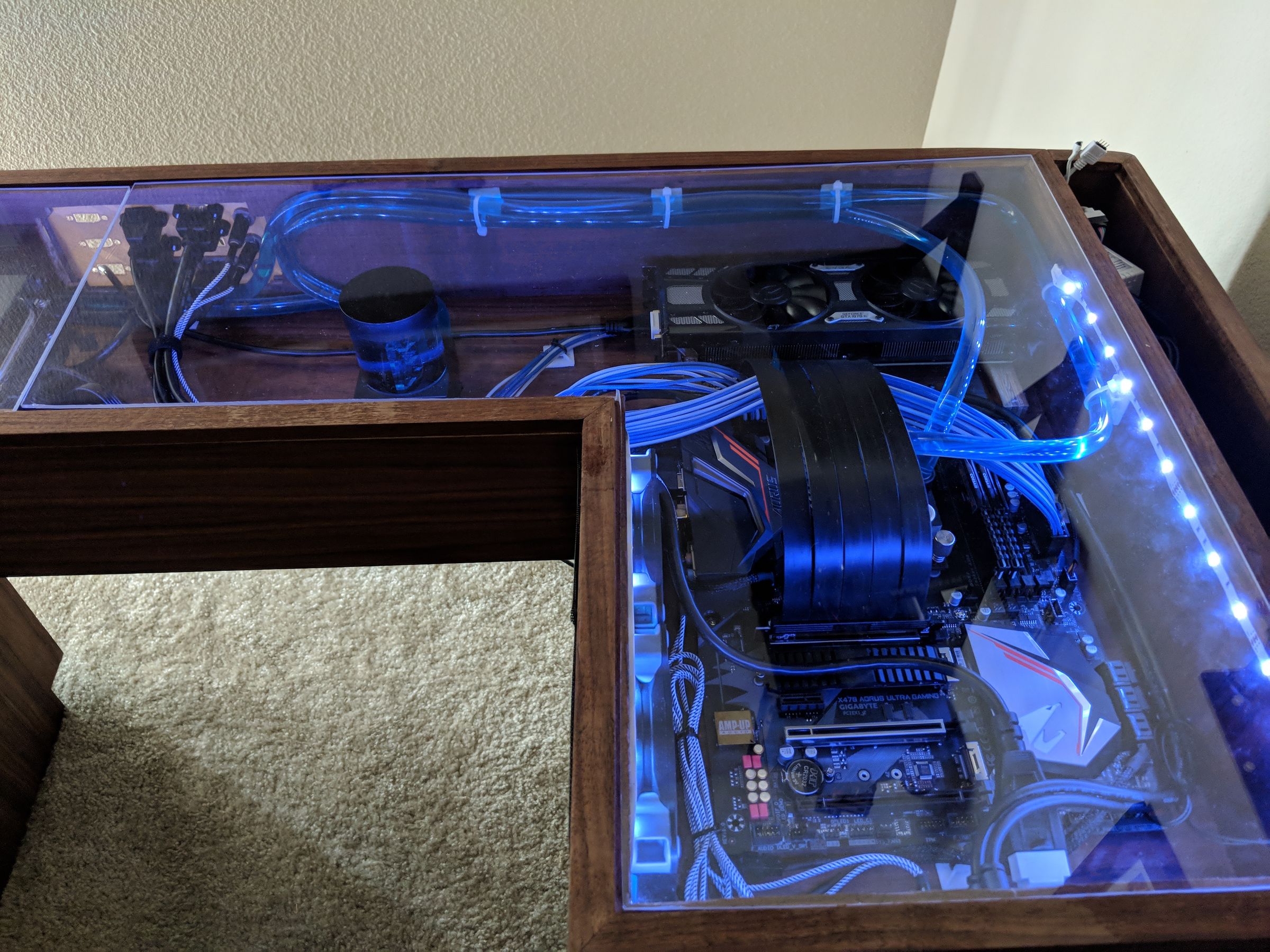 Convertible Standing Desk With Hidden Computer : 10 Steps (with ...