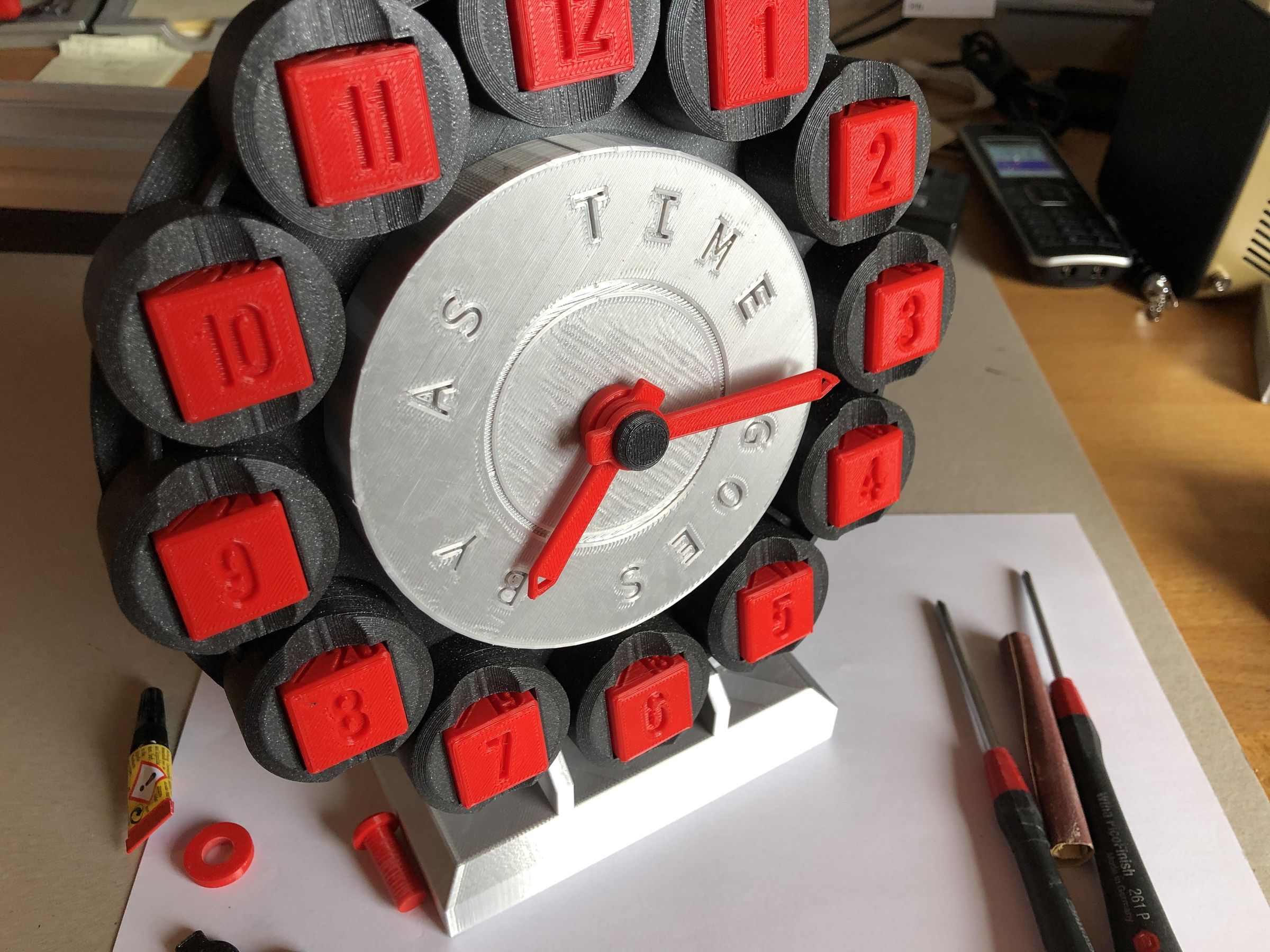 Learning Clock - Versatile - 3D Printed : 6 Steps (with Pictures ...