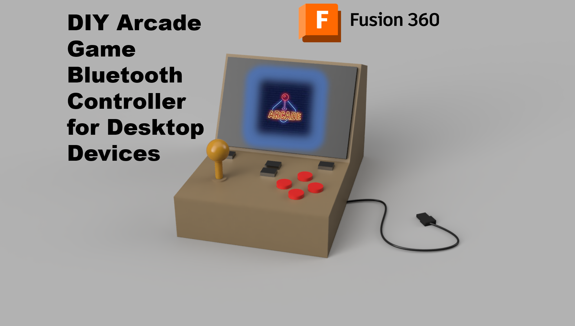 DIY Arcade Game Bluetooth Controller for Desktop Devices : 11 Steps ...