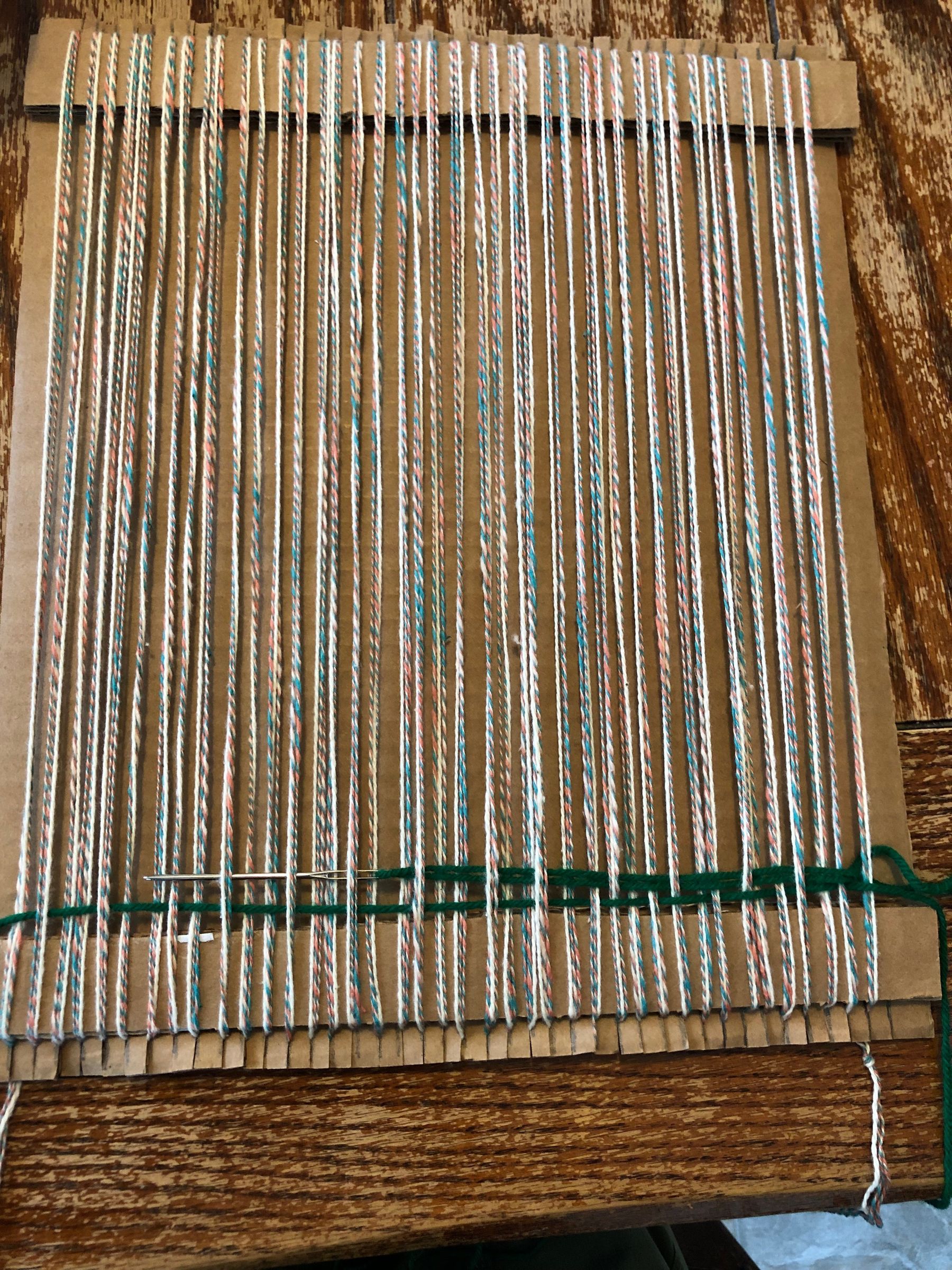 Make Your Own Weaving Loom and Get Started for $5 or Less : 5 Steps ...