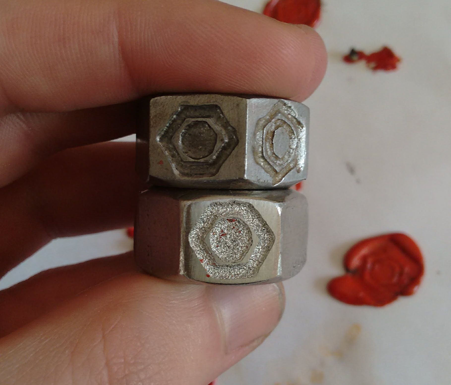 Steel Nut to Signet Ring : 4 Steps (with Pictures) - Instructables