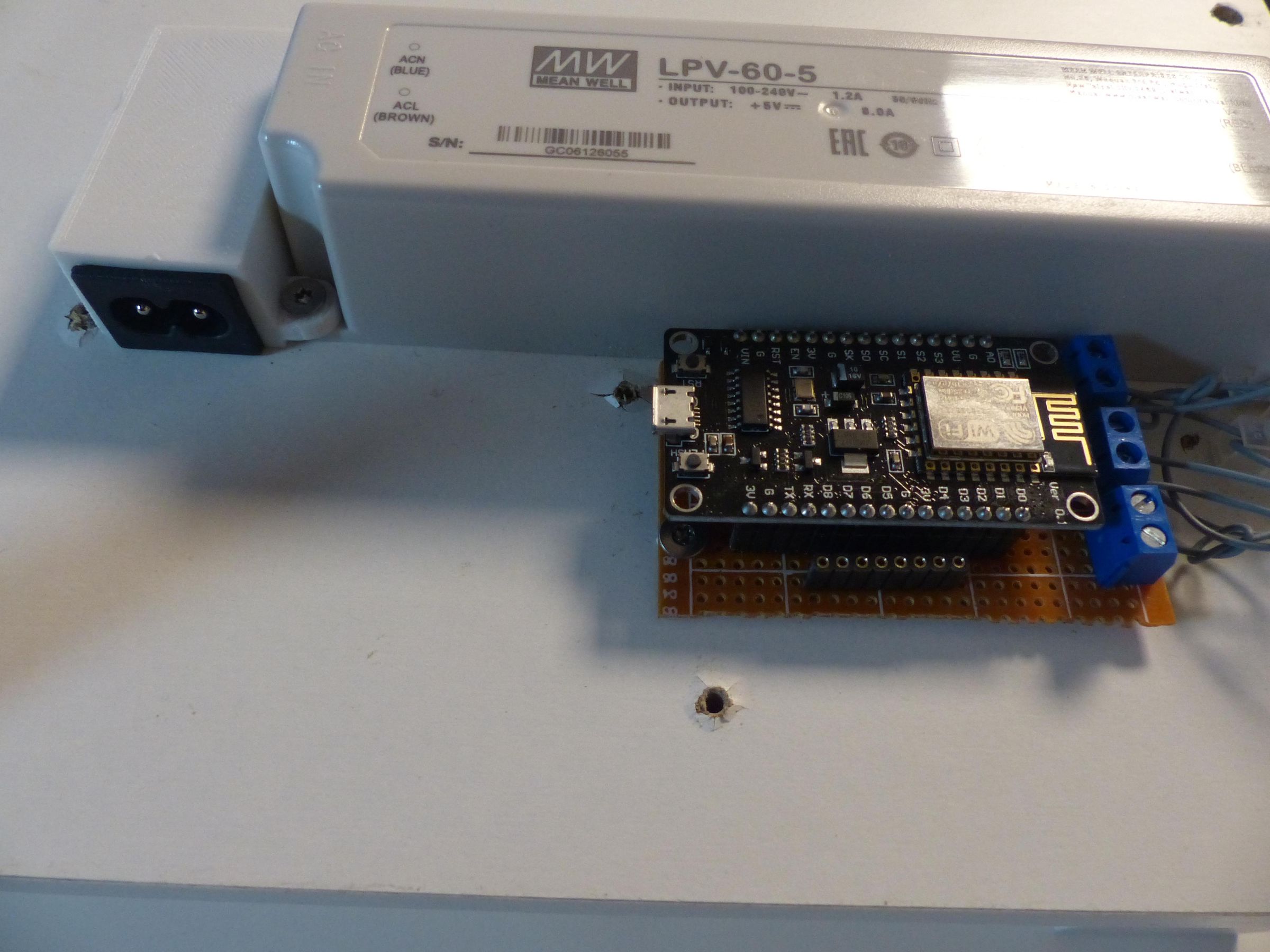 WiFi Controlled LED Strip Matrix Display Clock Light : 3 Steps (with ...