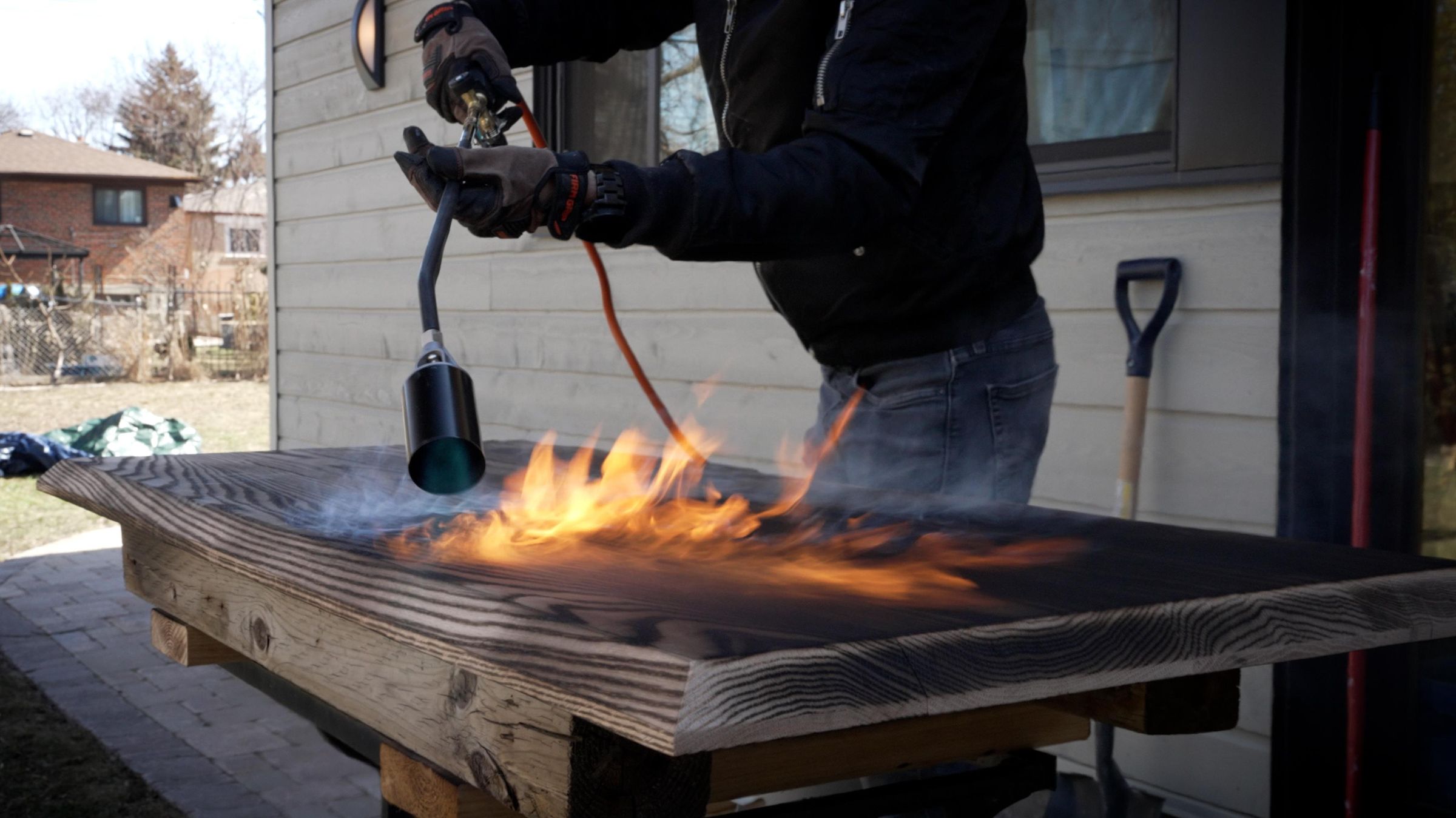 The Shou Sugi Ban Desk : 20 Steps (with Pictures) - Instructables