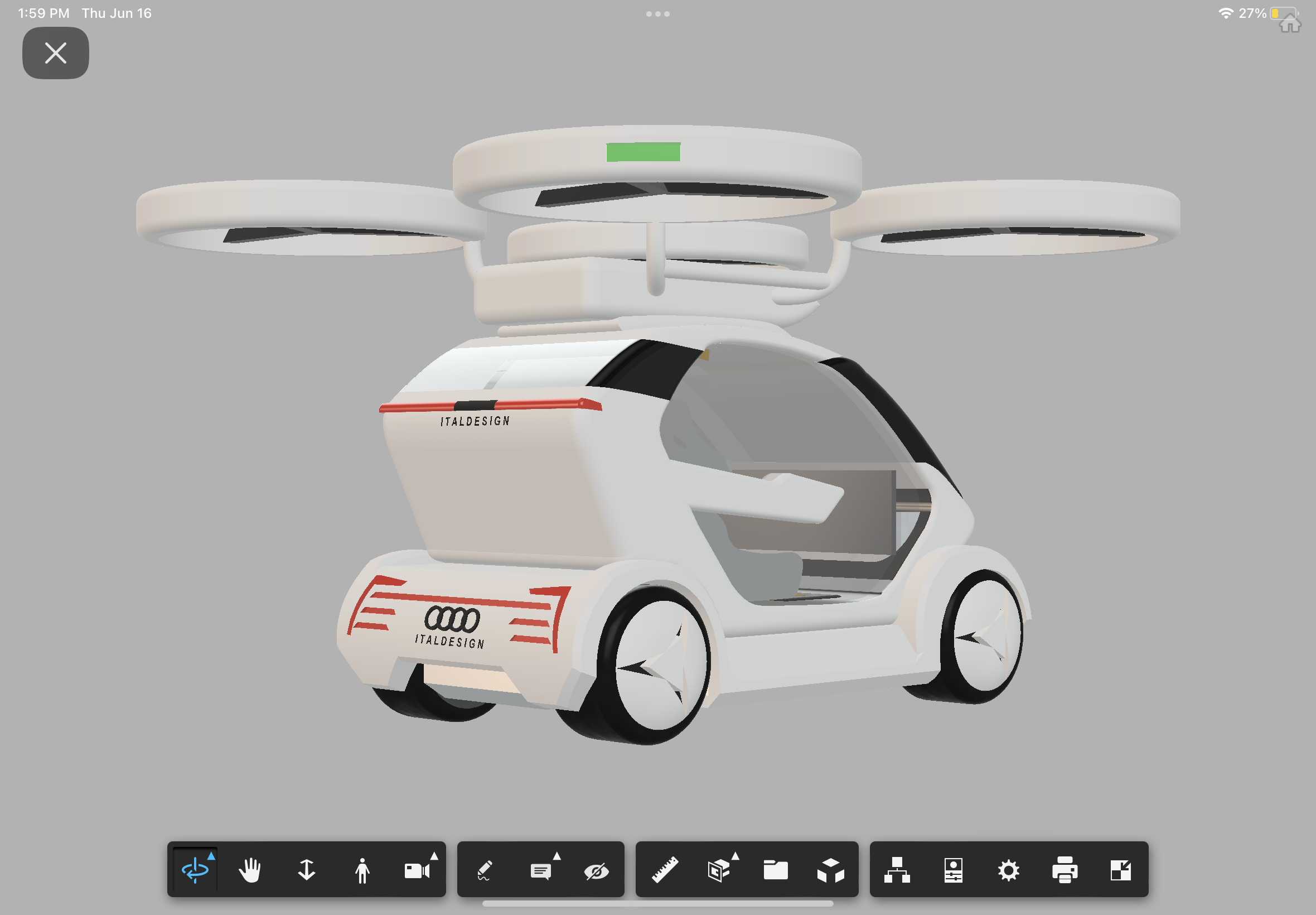 Creating a Flying Car Using 3D Designing! (TinkerCad and Fusion 360 ...