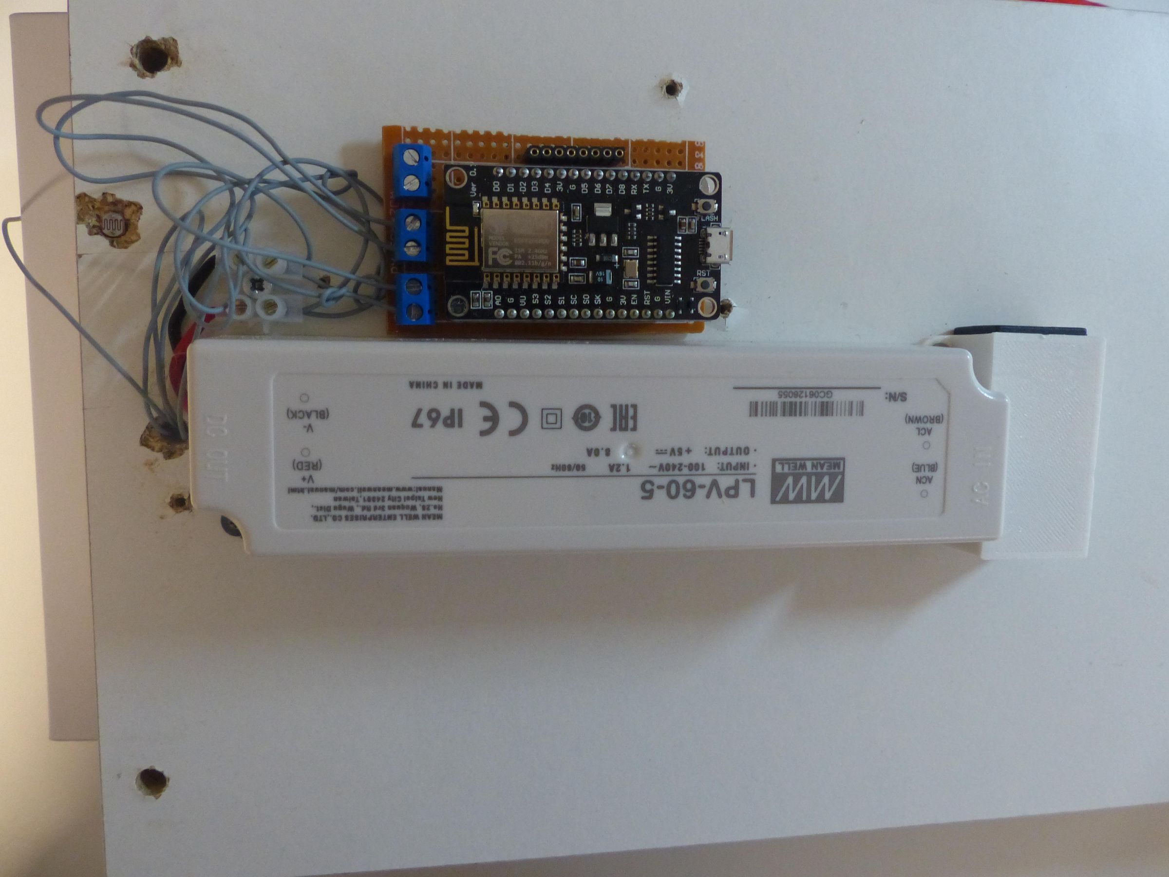 WiFi Controlled LED Strip Matrix Display Clock Light : 3 Steps (with ...