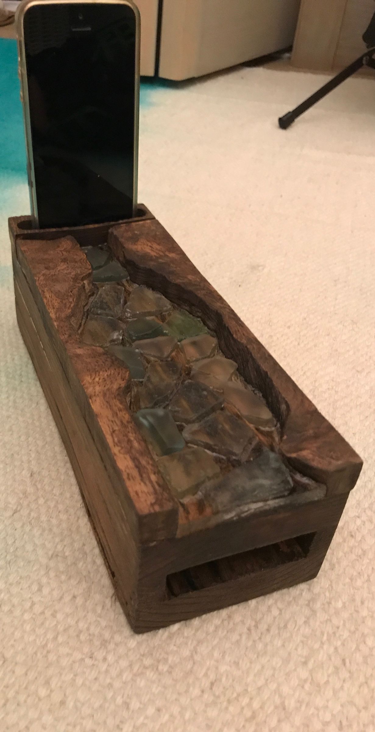 Live Edge Inspired Passive Speaker : 13 Steps (with Pictures ...