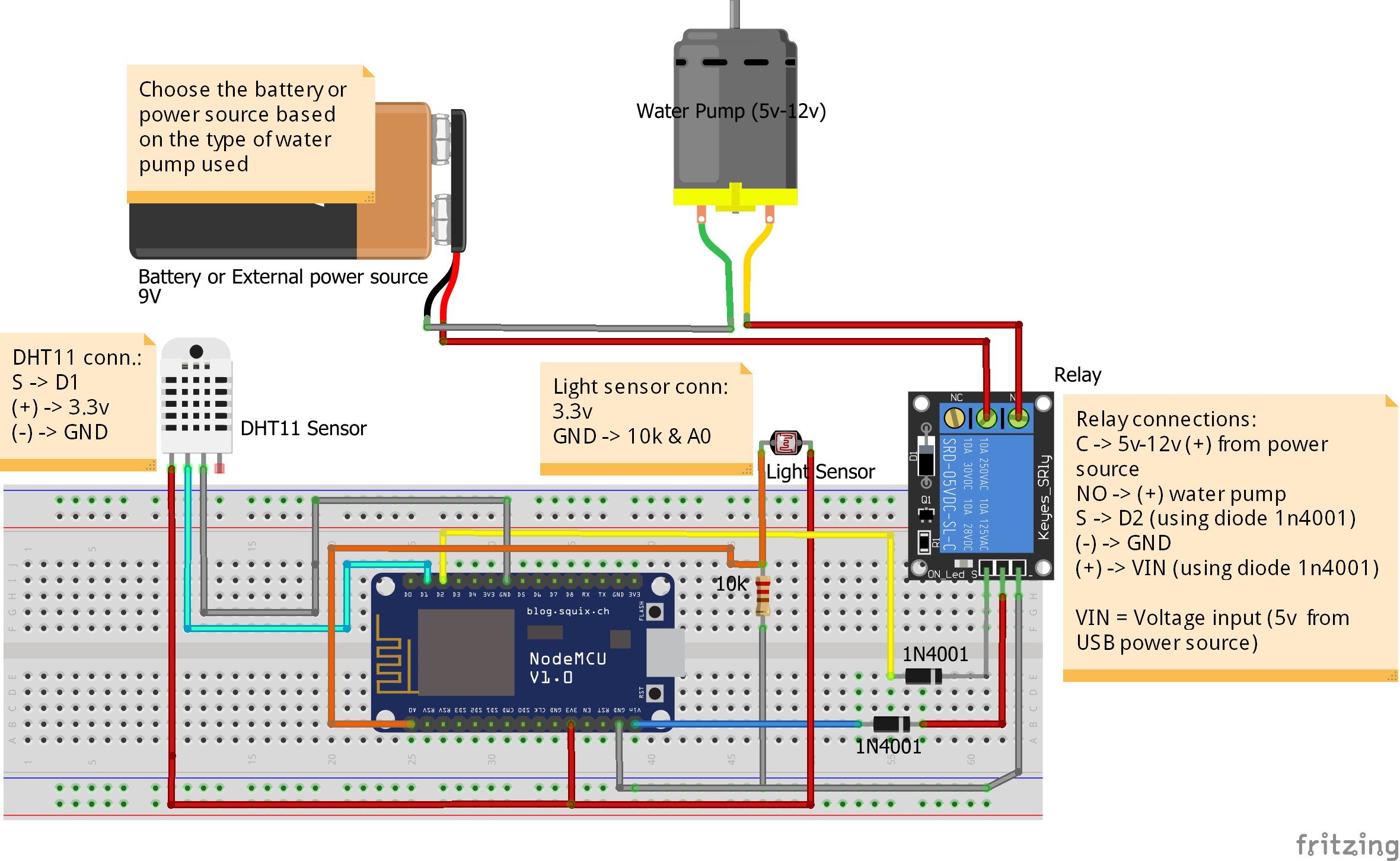 Smart Plant Watering Powered by a Solar Panel : 7 Steps - Instructables