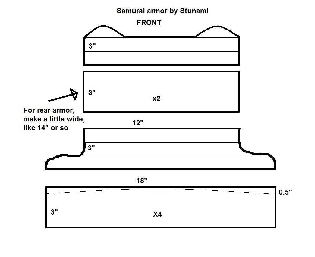 Cardboard Samurai Armor That Looks Authentic : 5 Steps (with Pictures ...