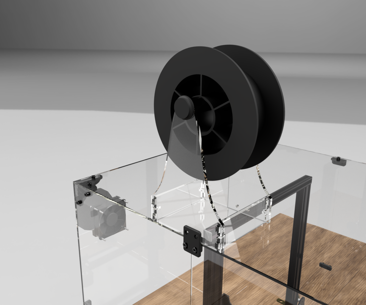 Acrylic Filament Spool Holder : 6 Steps - Instructables