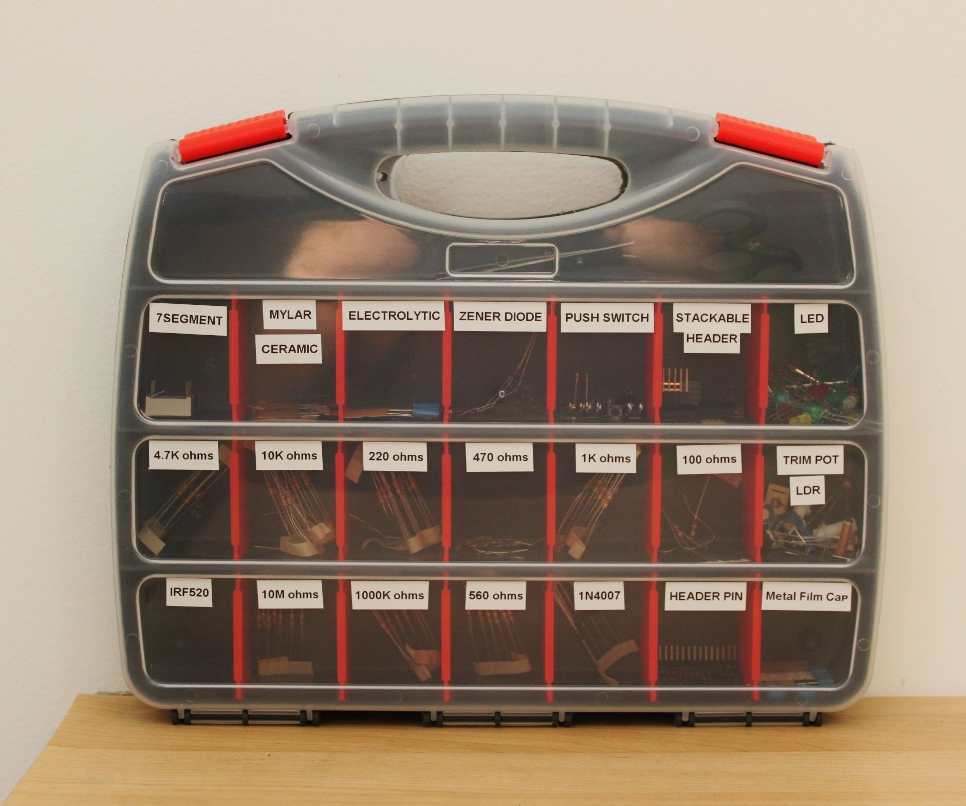 DIY Portable Hobbyist Parts Organizer : 4 Steps - Instructables