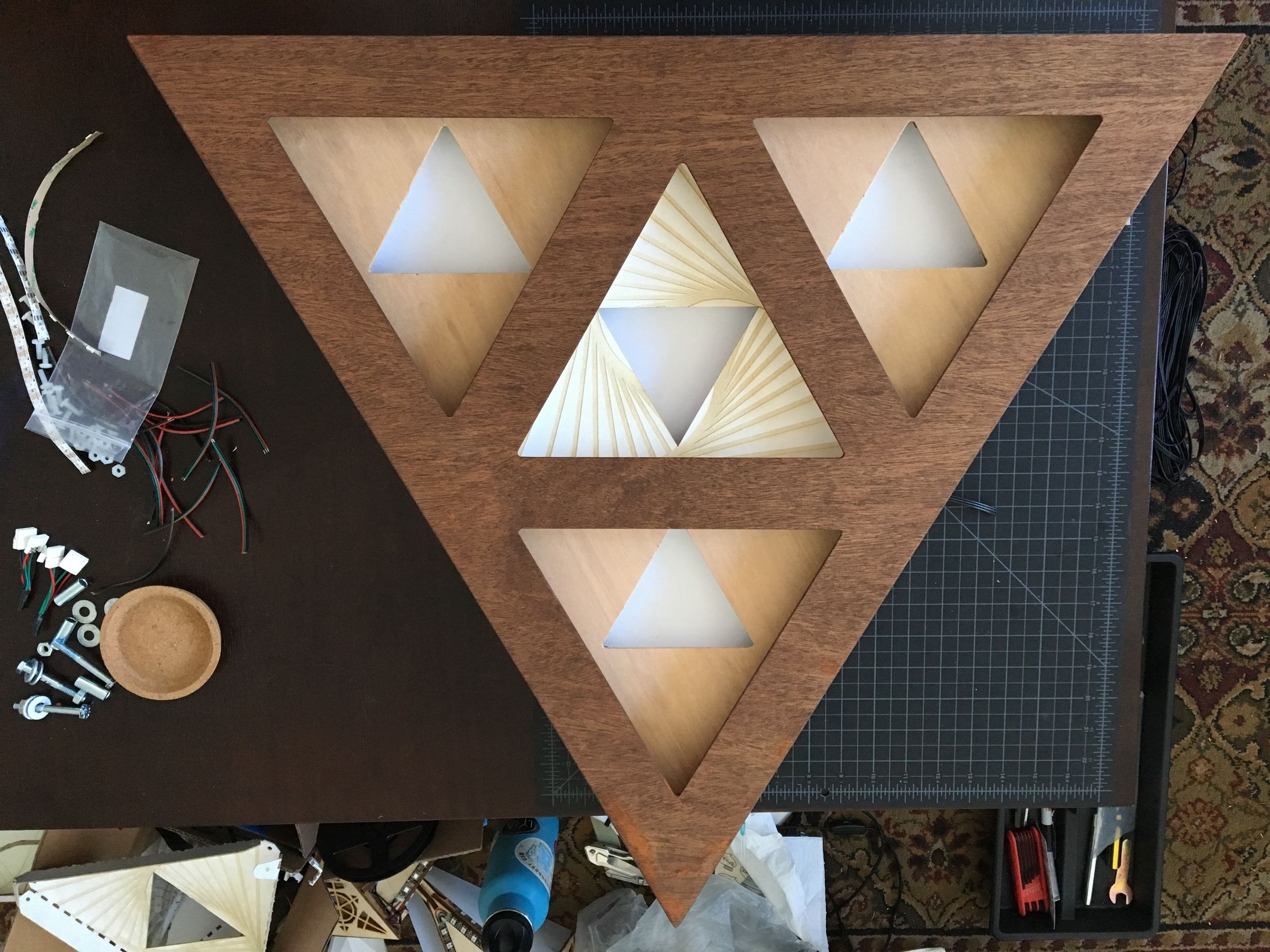 Layered Lights in Wooden Frame : 10 Steps (with Pictures) - Instructables