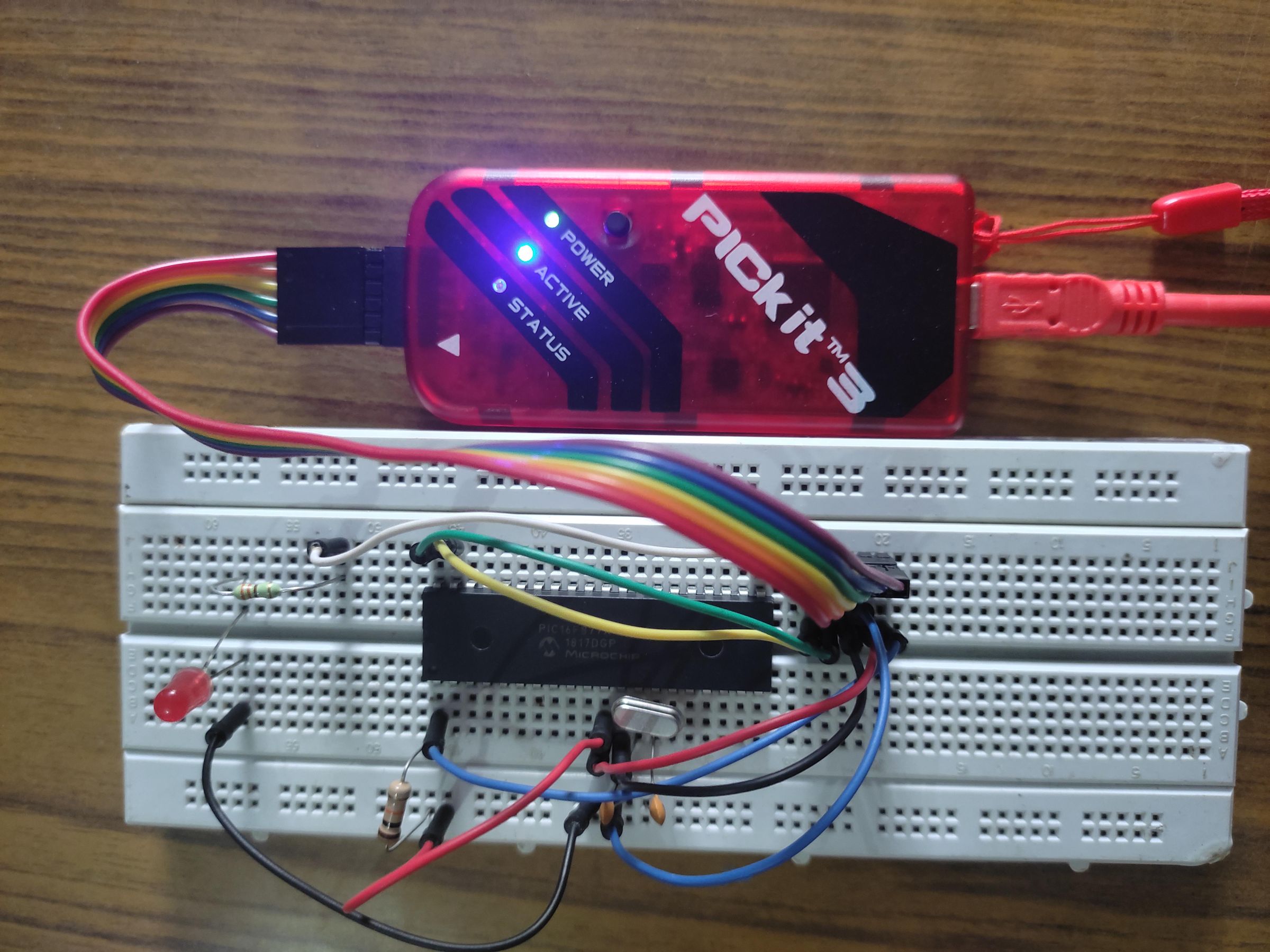 PIC16F877A LED Interfacing : 4 Steps (with Pictures) - Instructables